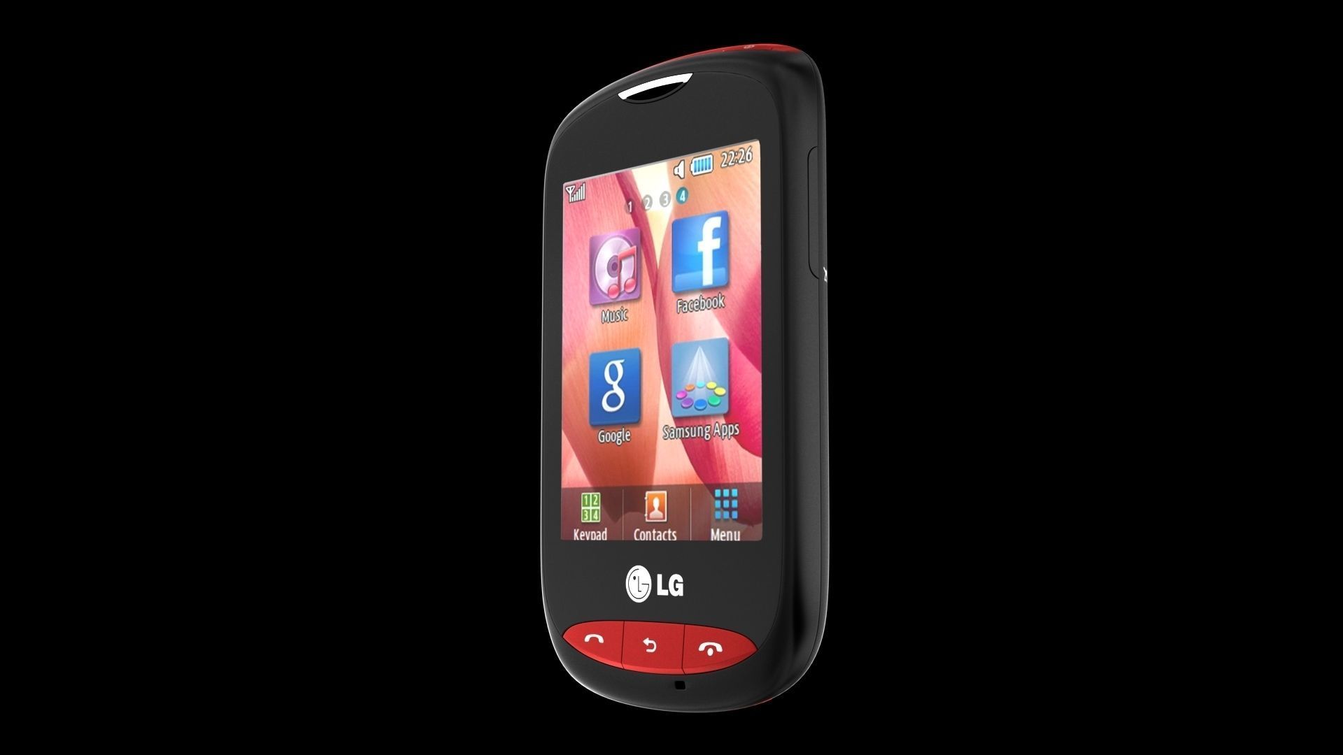 Old Smartphone - LG T310 free 3D model | CGTrader