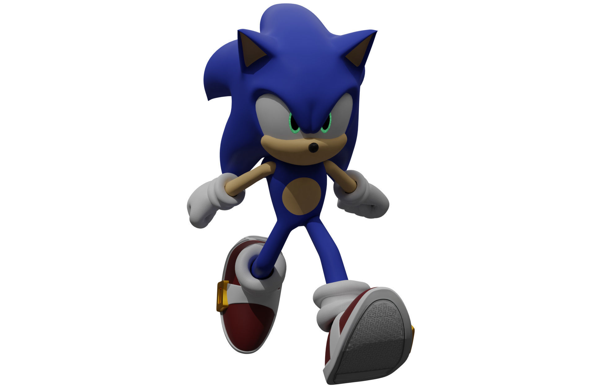 3D model Sonic Rigged VR / AR / low-poly rigged | CGTrader