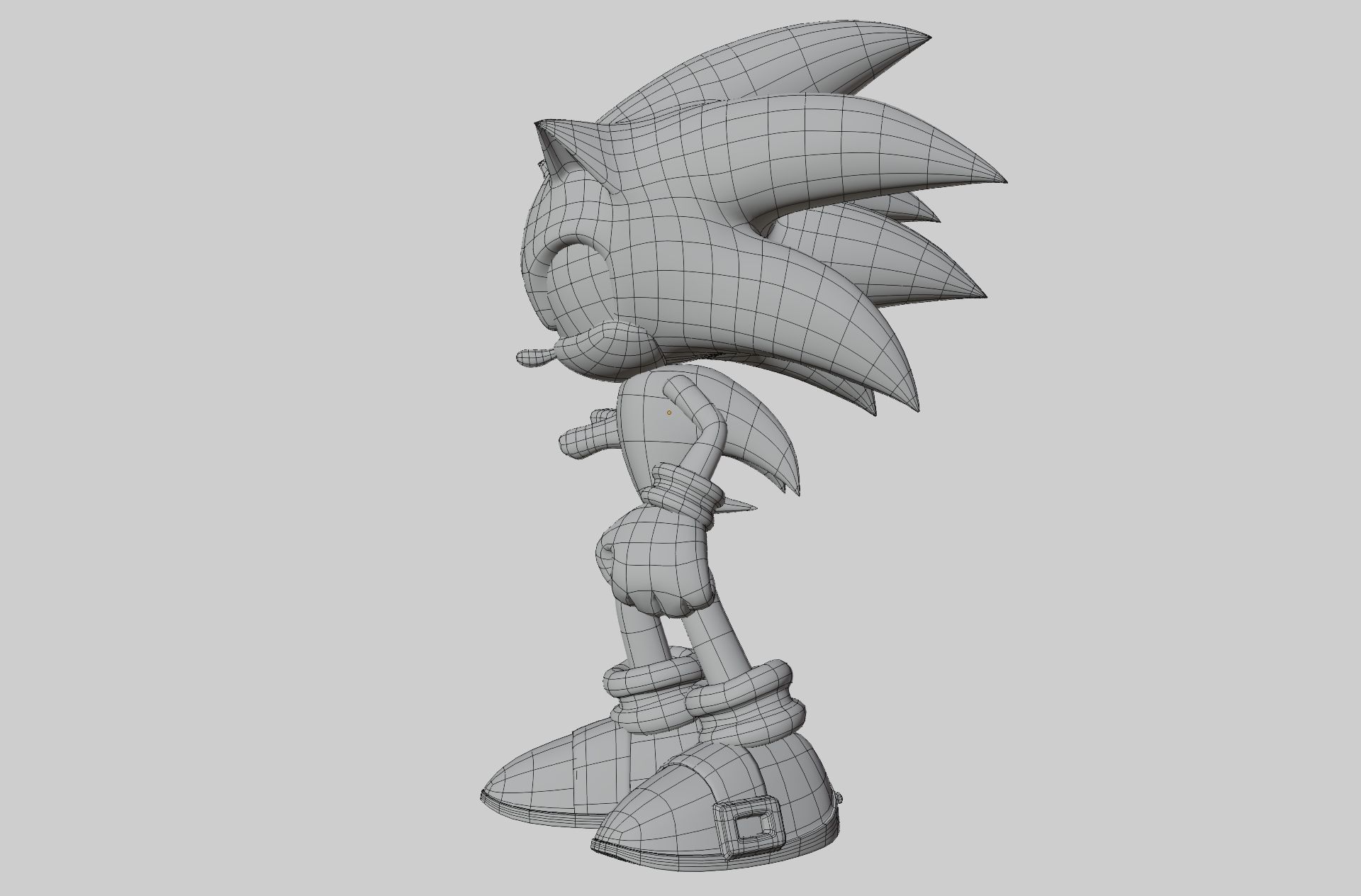 3D model Sonic Rigged VR / AR / low-poly rigged | CGTrader