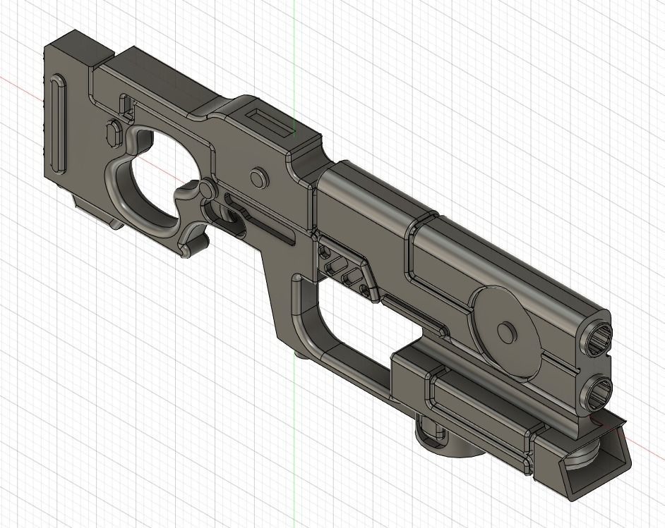 Tau Pulse carbine 3D model | CGTrader