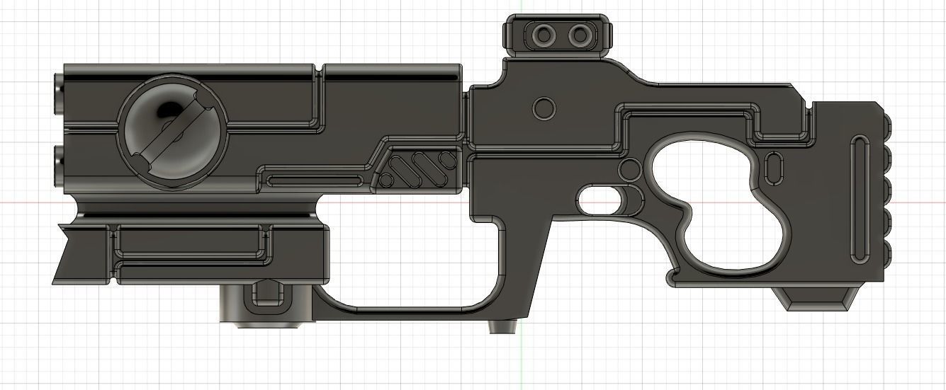 Tau Pulse carbine 3D model | CGTrader