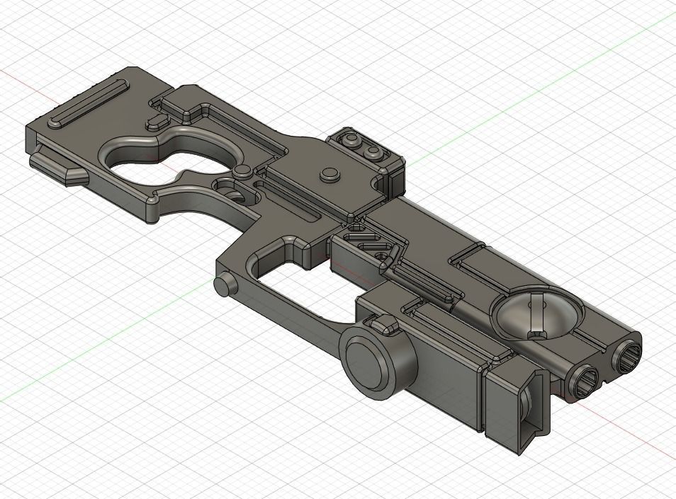 Tau Pulse carbine 3D model | CGTrader
