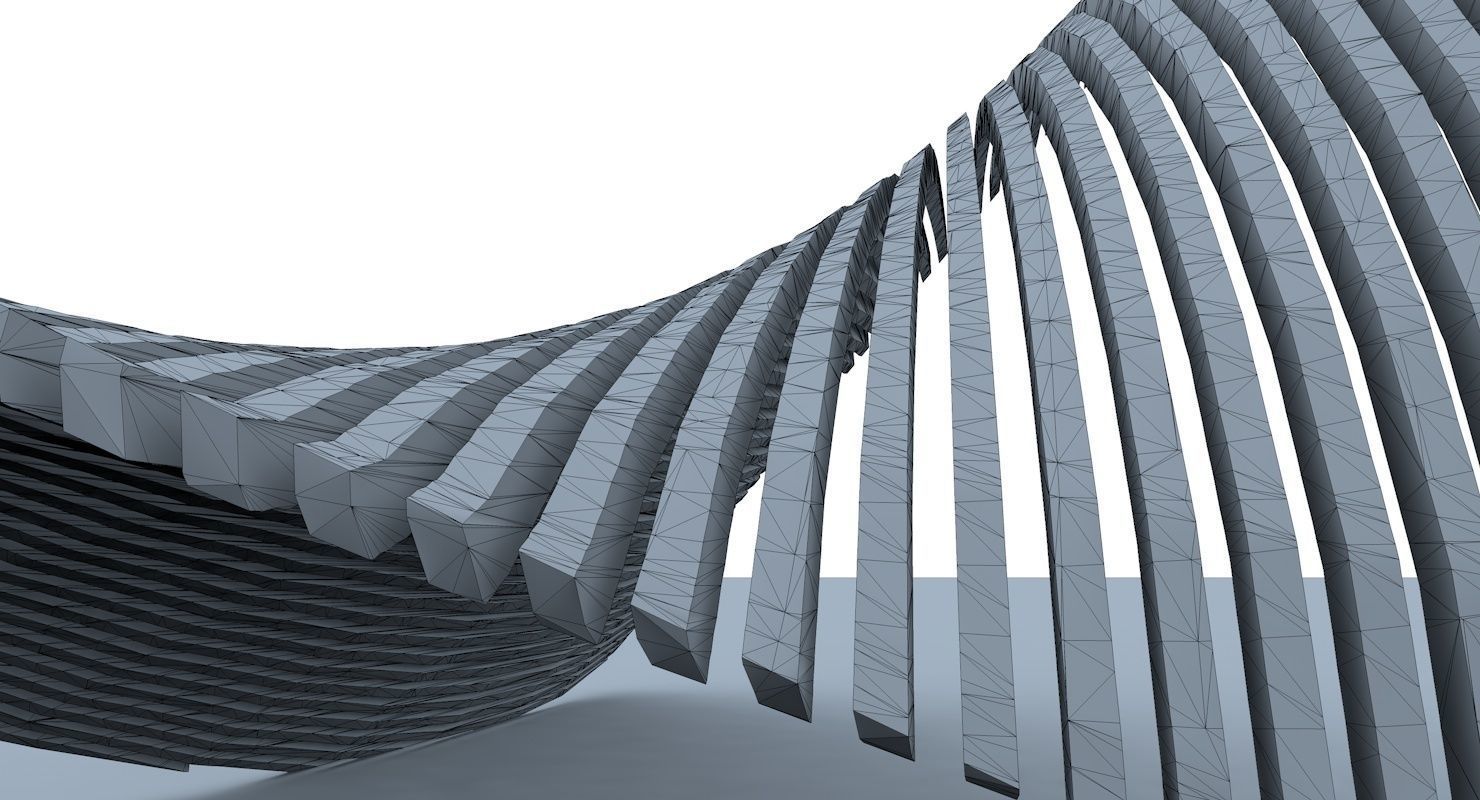 Parametric Abstract Plane 3D model | CGTrader