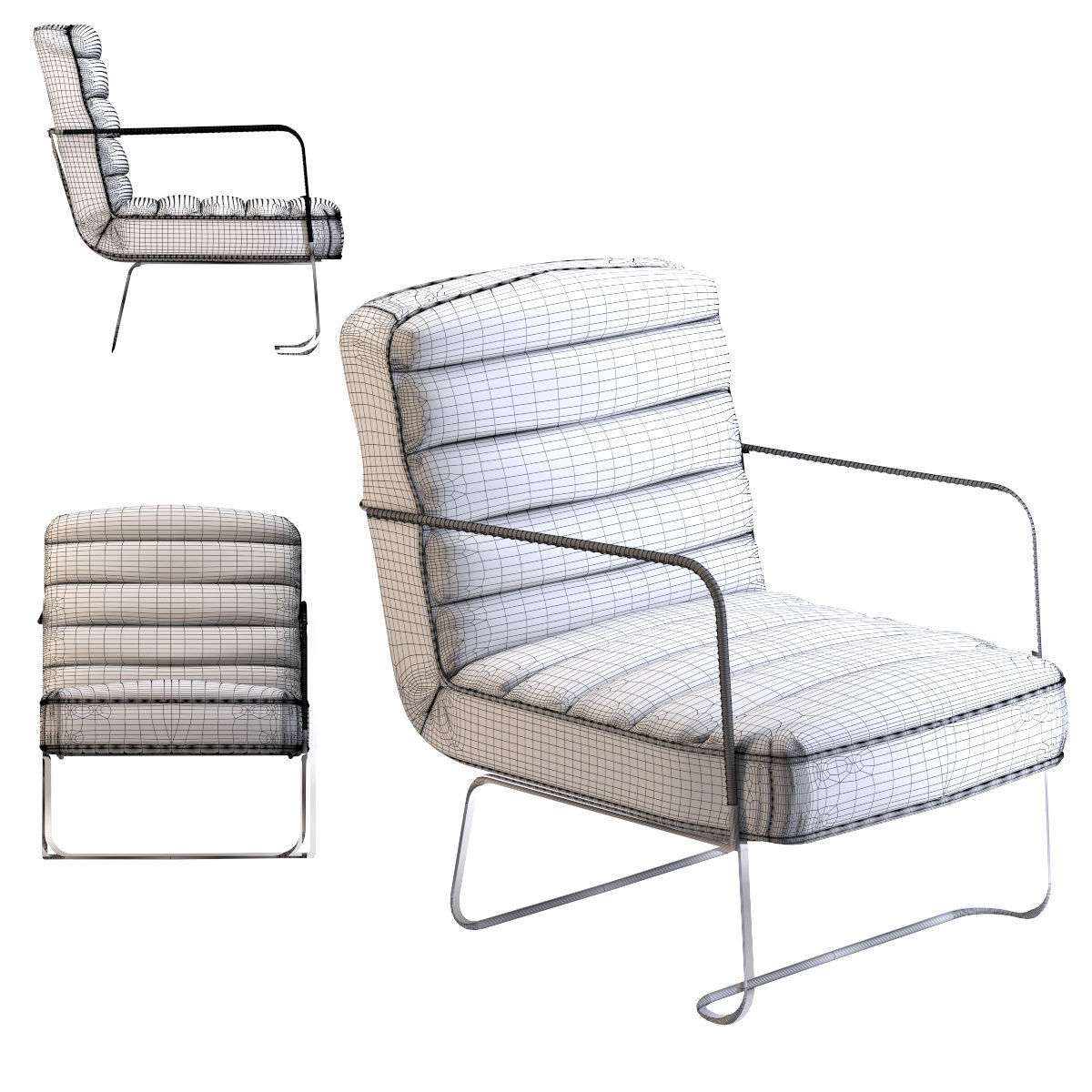 Armchair Study 3D model | CGTrader