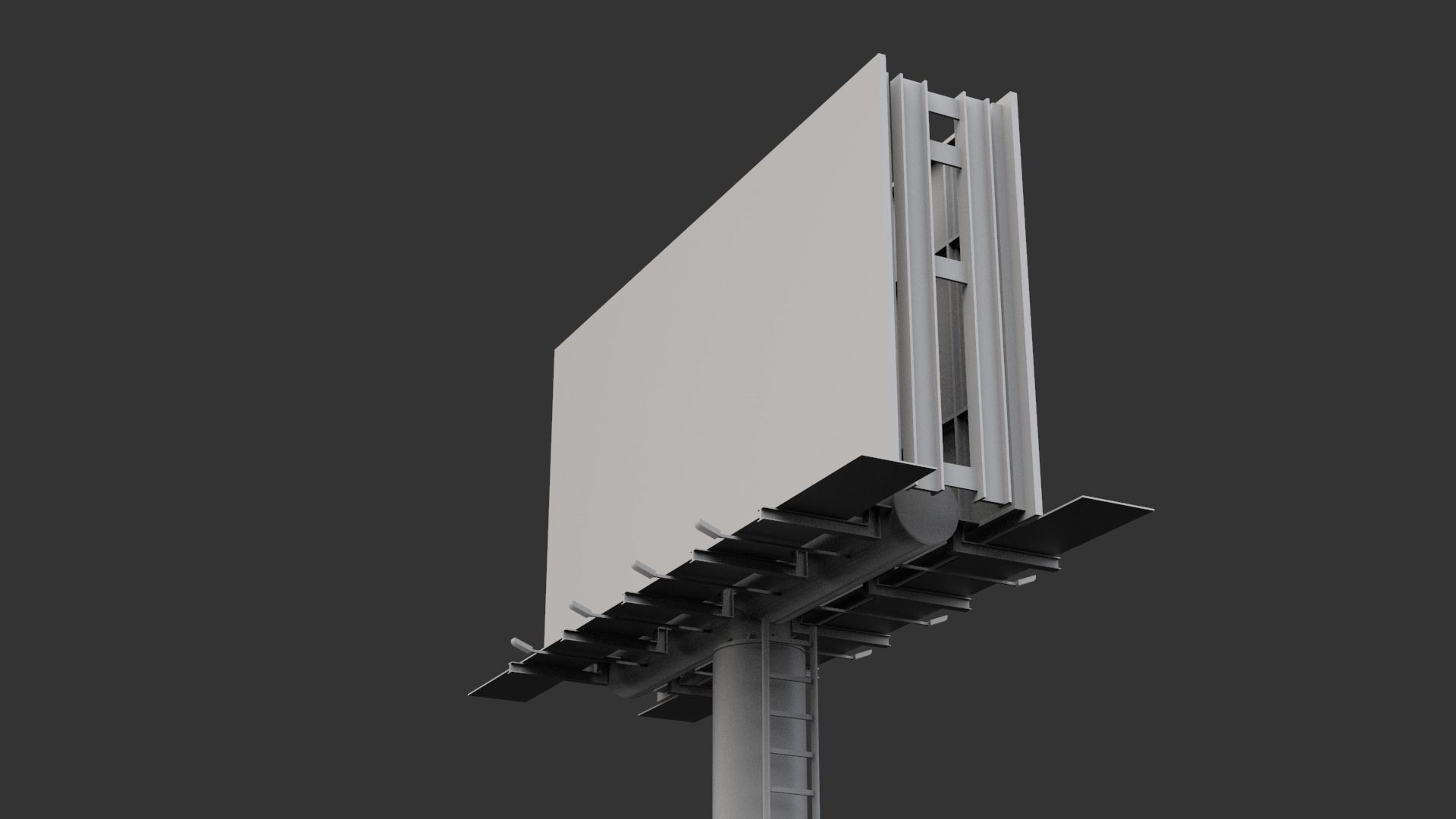 3D model wo-Sided Billboard VR / AR / low-poly | CGTrader