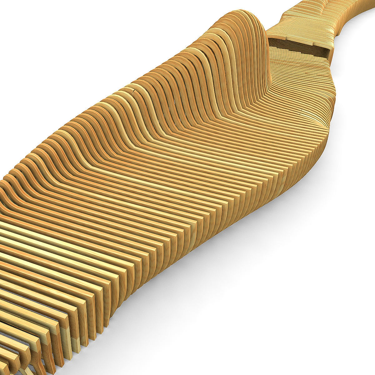 Parametric Bench 1 3D model | CGTrader