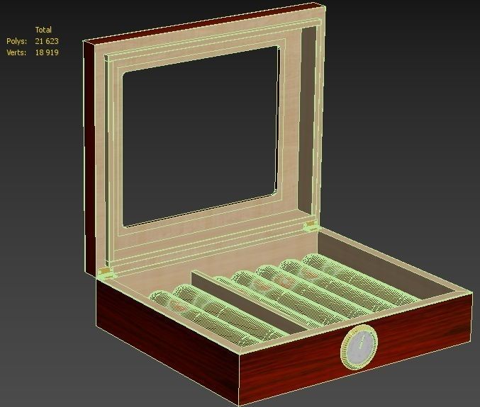 Cigar Box 3D model | CGTrader