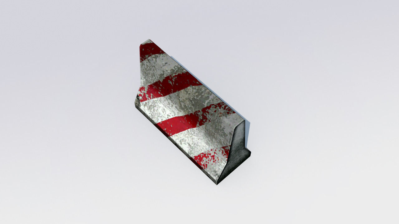 Road block free VR / AR / low-poly 3D model | CGTrader