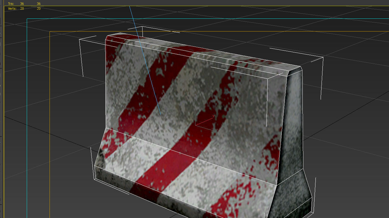 Road block free VR / AR / low-poly 3D model | CGTrader