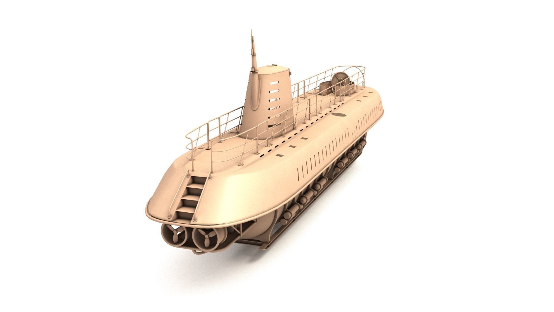 Atlantis Submarine 3D model | CGTrader
