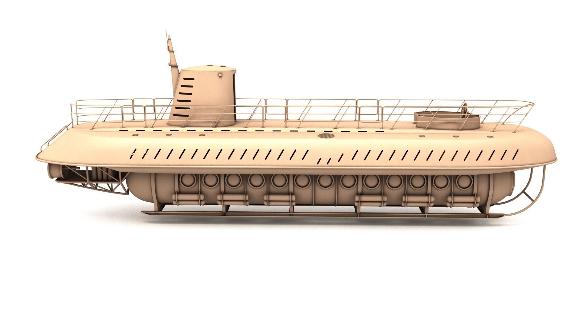 Atlantis Submarine 3D model | CGTrader