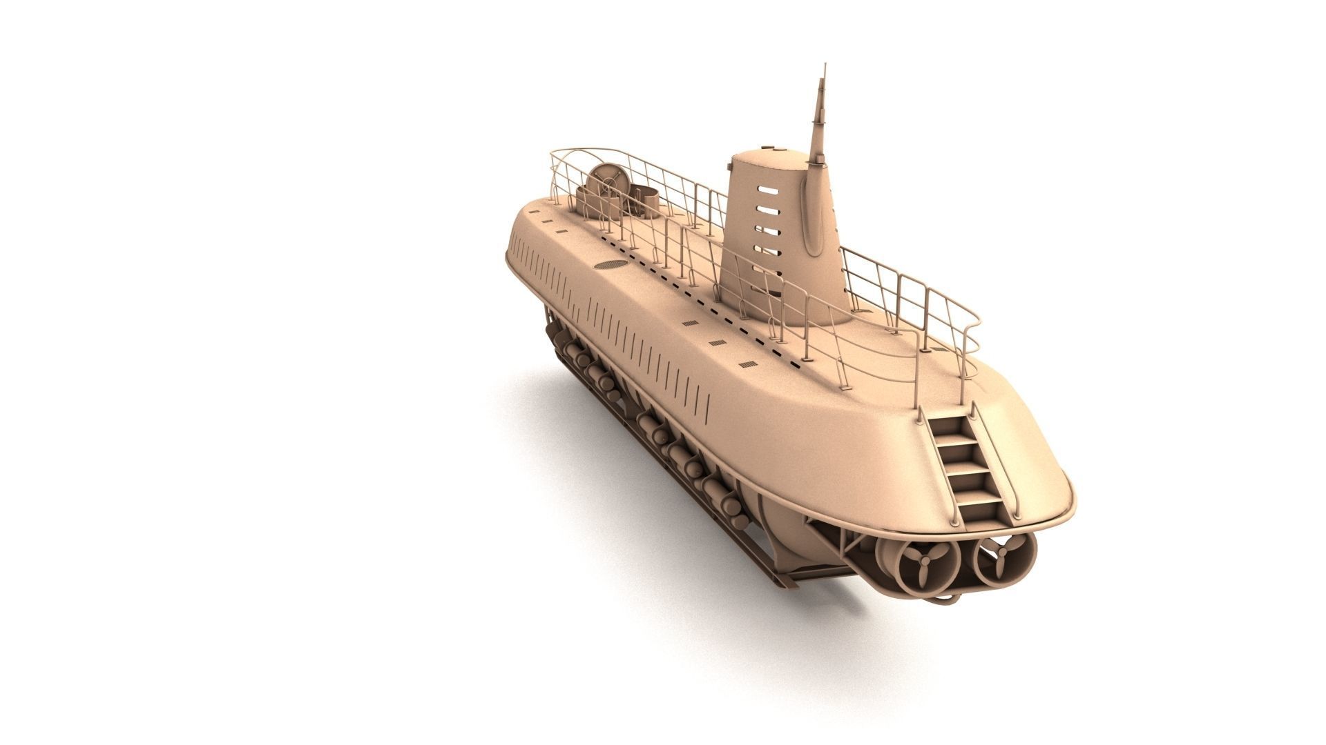 Atlantis Submarine 3D model | CGTrader