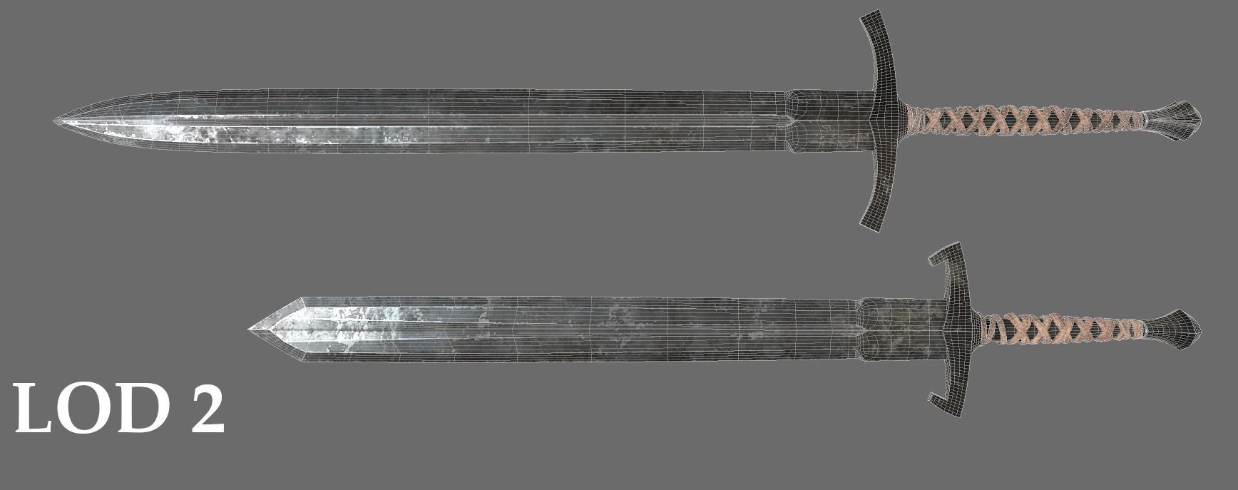 Next Gen AAA Generic Medieval Swords Set 2 free VR / AR / low-poly 3D ...