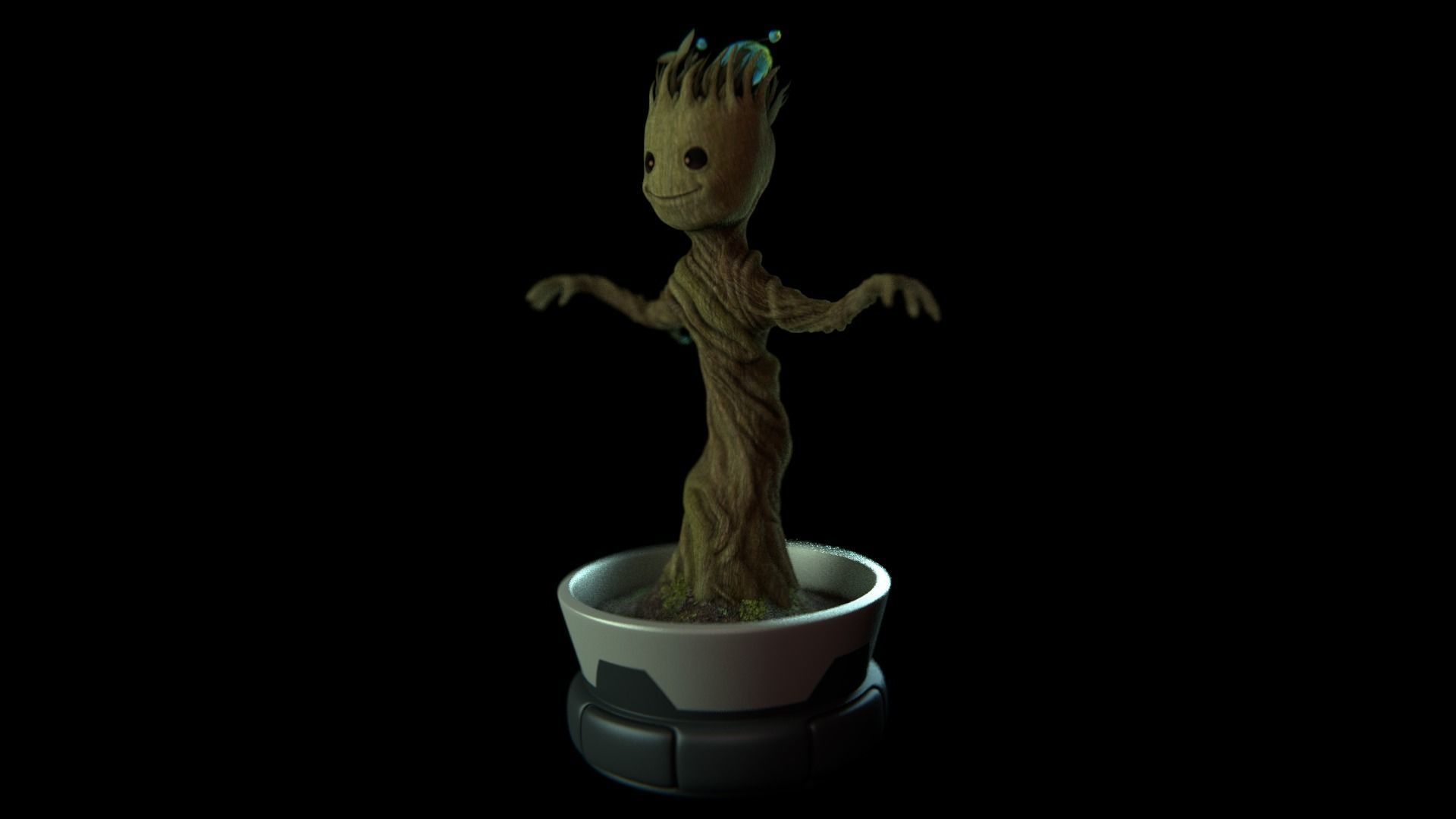 Baby Groot 3D model 3D printable | CGTrader