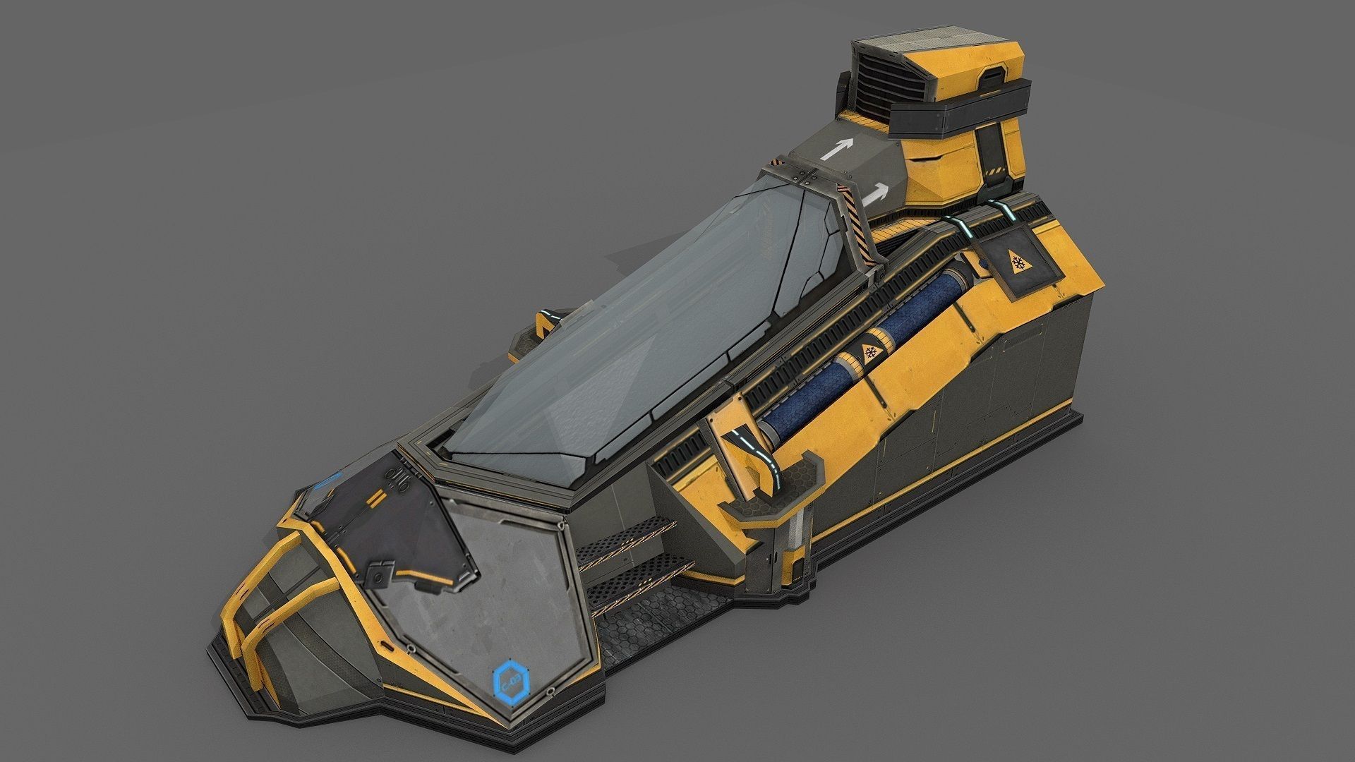 3D model Sci Fi Cryo Pod VR / AR / low-poly rigged animated | CGTrader