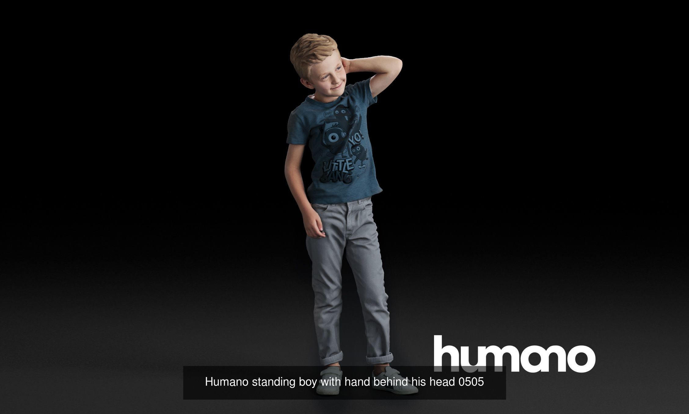Humano 5-Pack - PEOPLE - CASUAL - HOME - 5x 3d models 05C 3D Model Collection | CGTrader