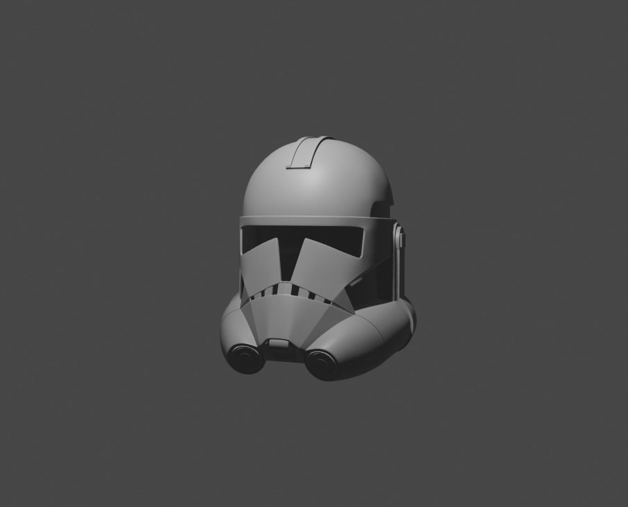 Phase 2 Animated Clone Helmet 3D model 3D printable | CGTrader