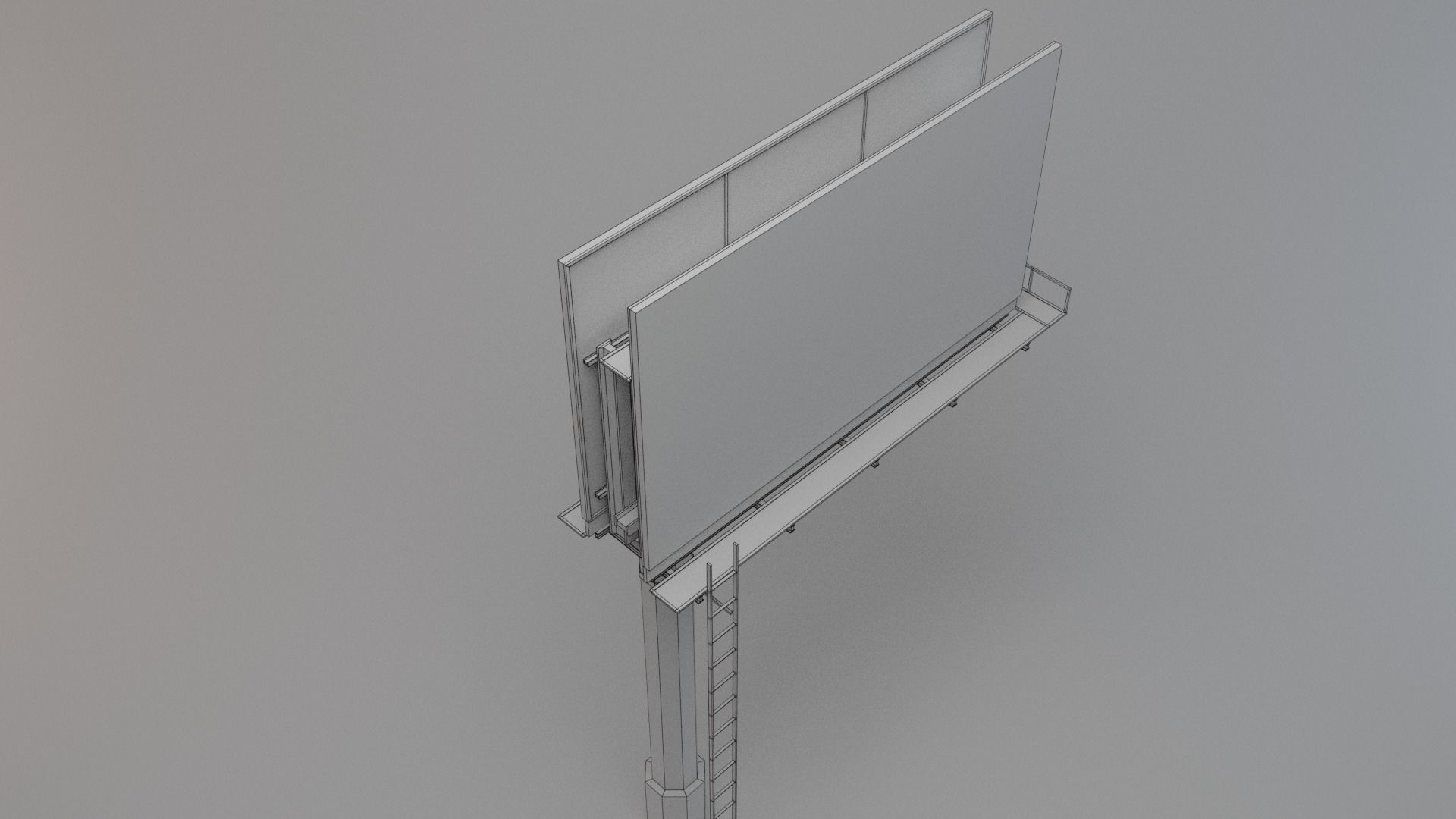 3D model Billboard 3d Model Collection empty VR / AR / low-poly | CGTrader