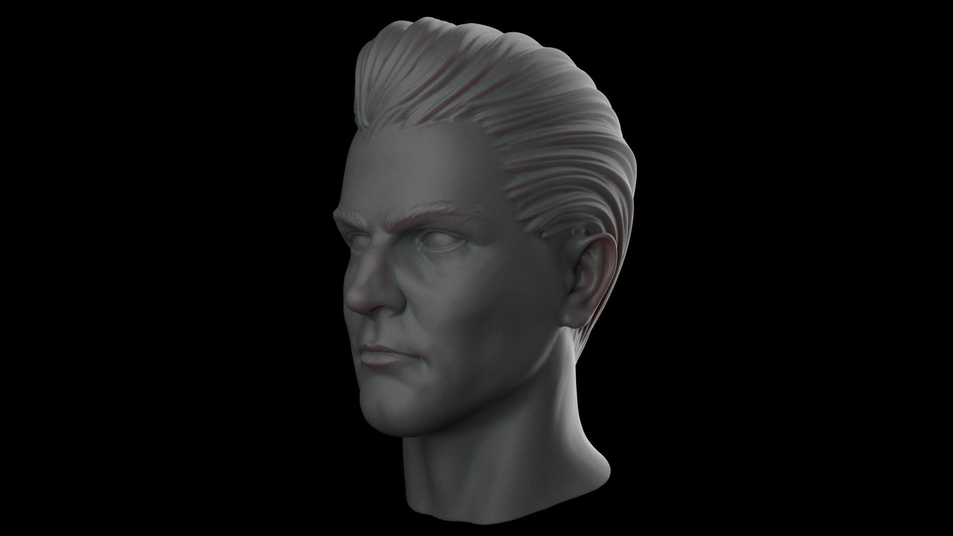 Realistic Human Male Head - Basic Human - 3D print ready 3D model 3D ...