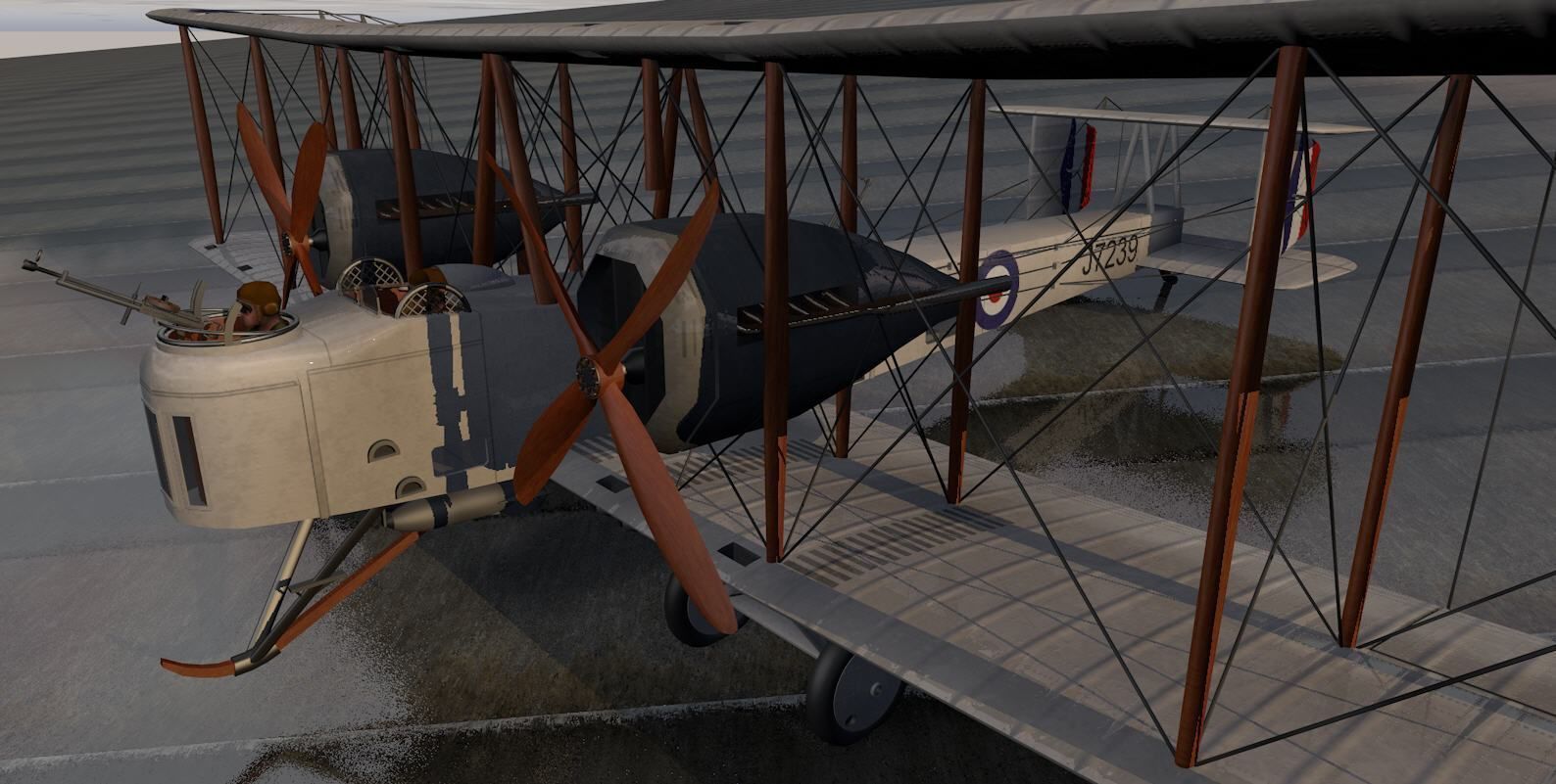 Vickers Vimy 3D model | CGTrader