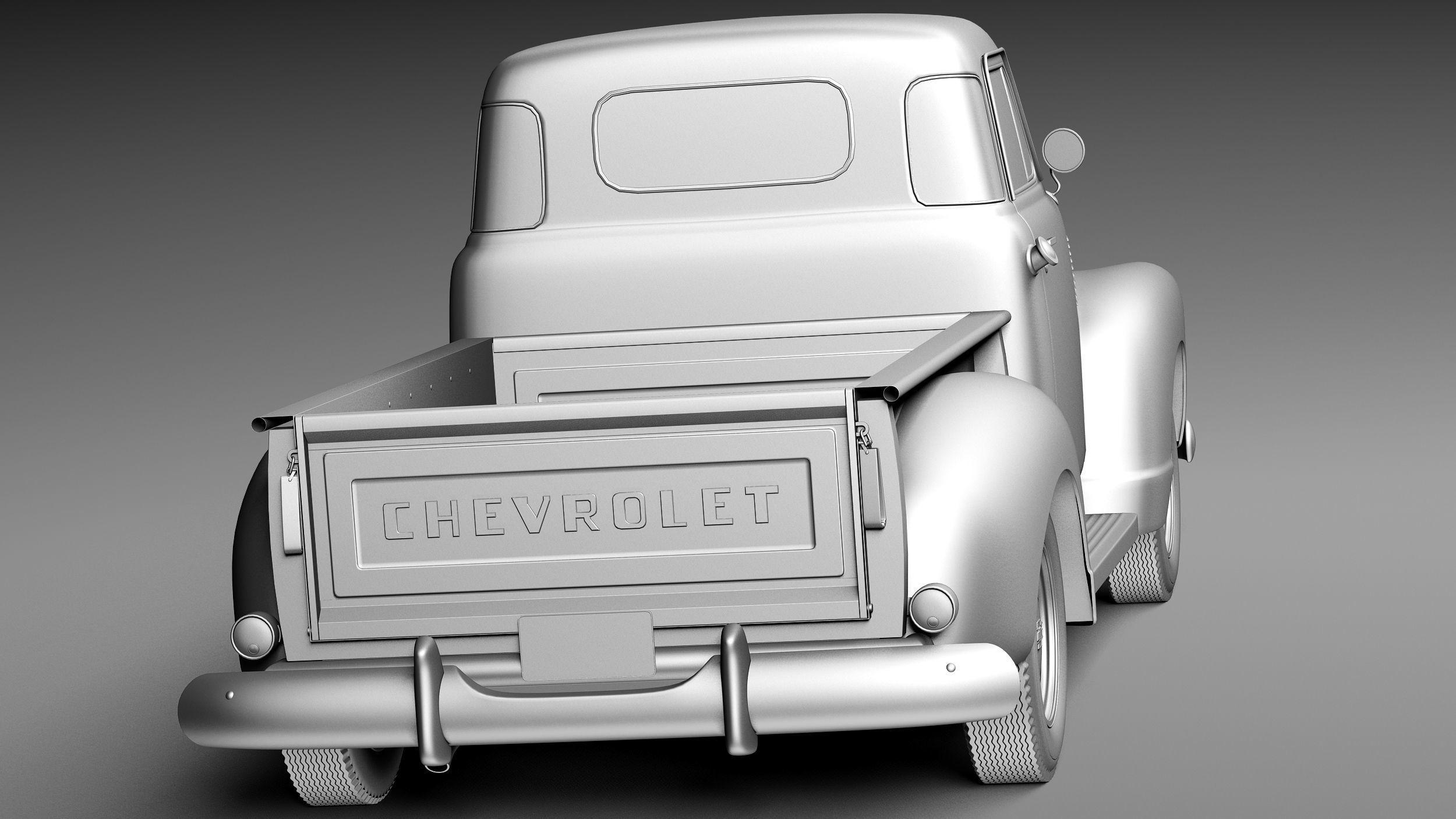 Chevrolet 3100 Pickup 1954 3D model | CGTrader