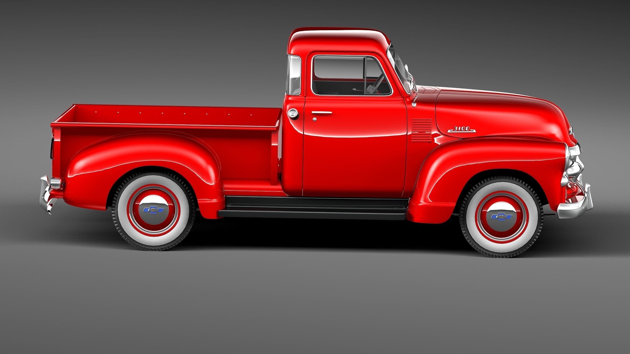Chevrolet 3100 Pickup 1954 3D model | CGTrader