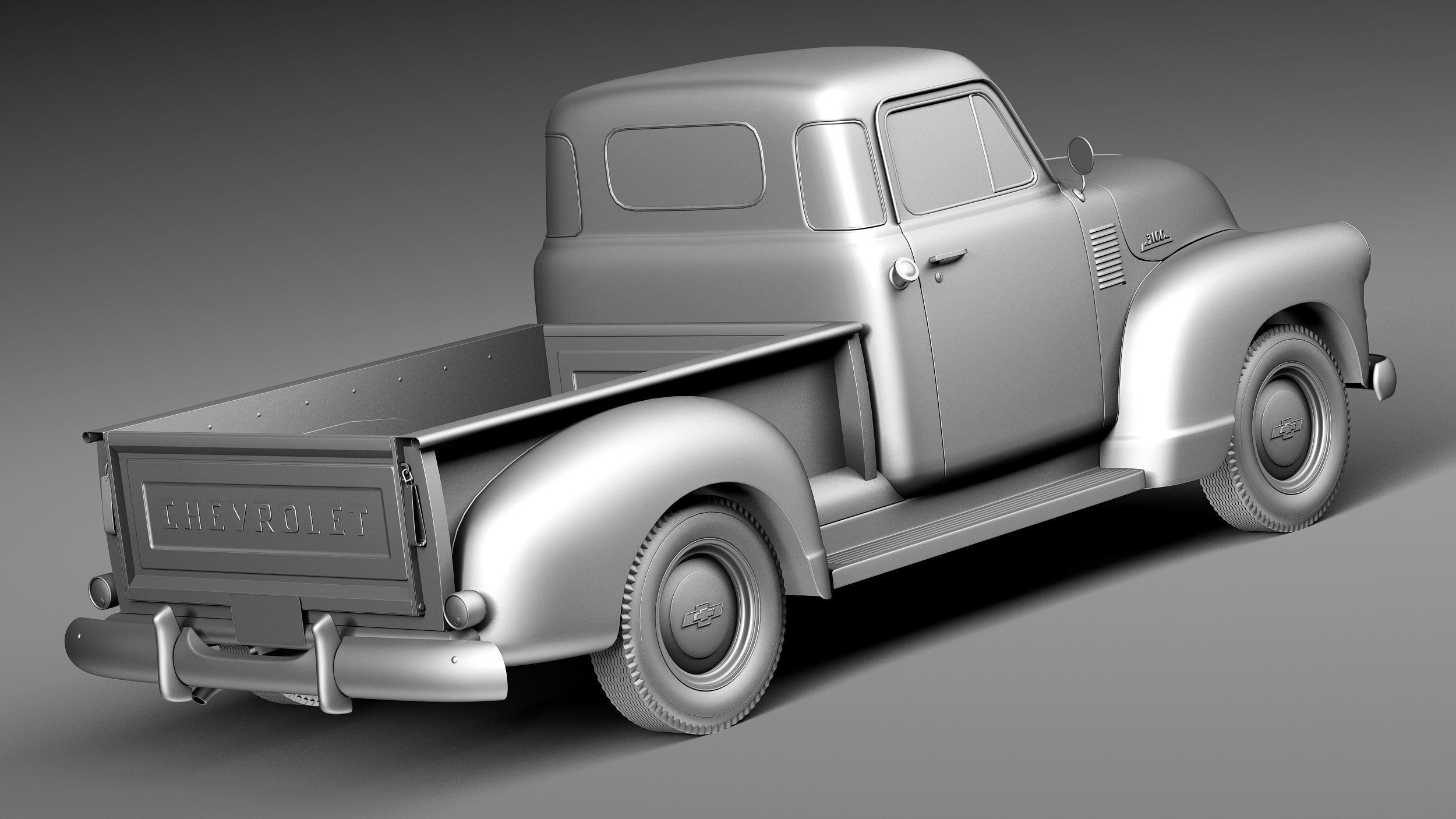 Chevrolet 3100 Pickup 1954 3D model | CGTrader