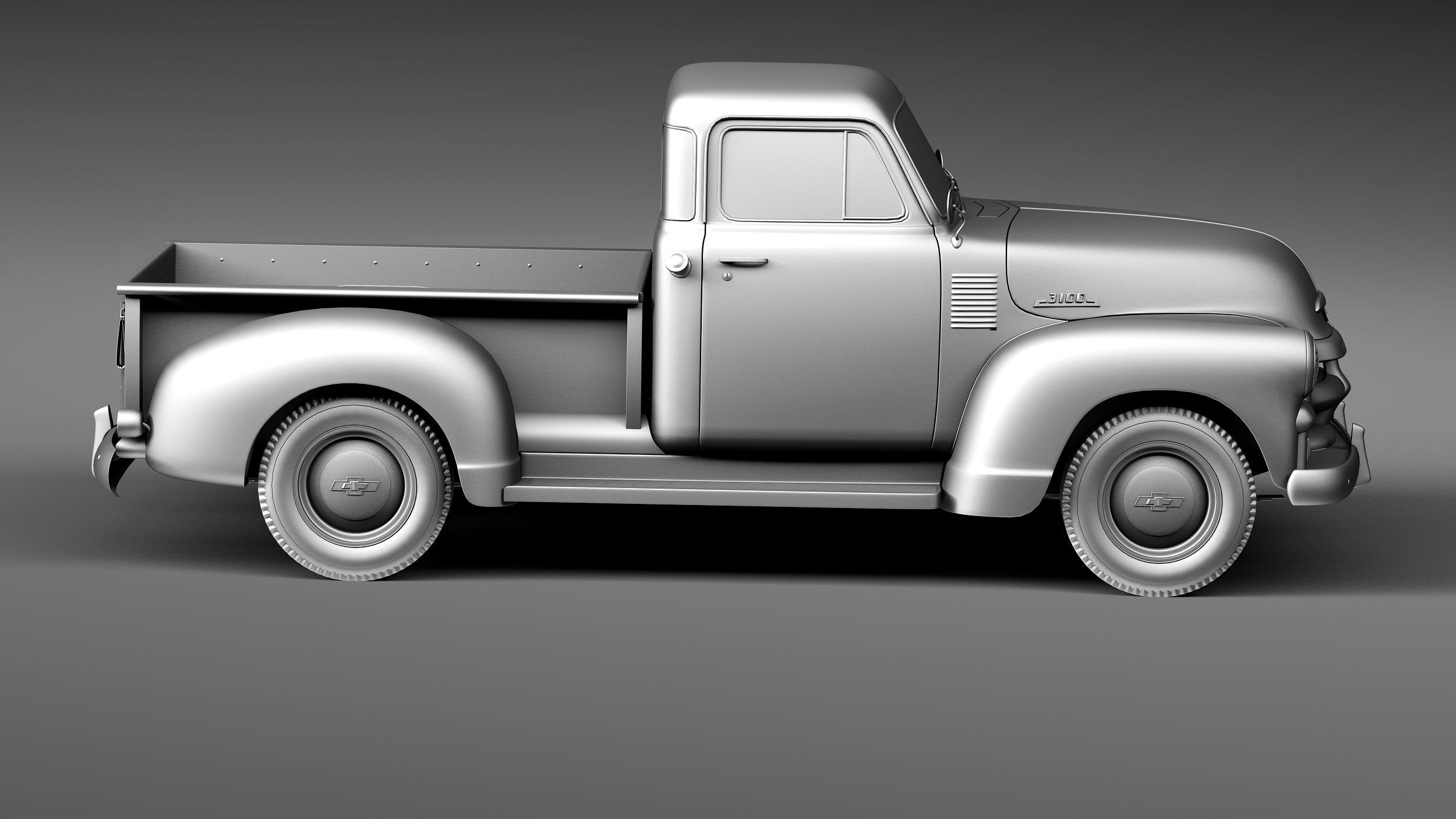 Chevrolet 3100 Pickup 1954 3D model | CGTrader