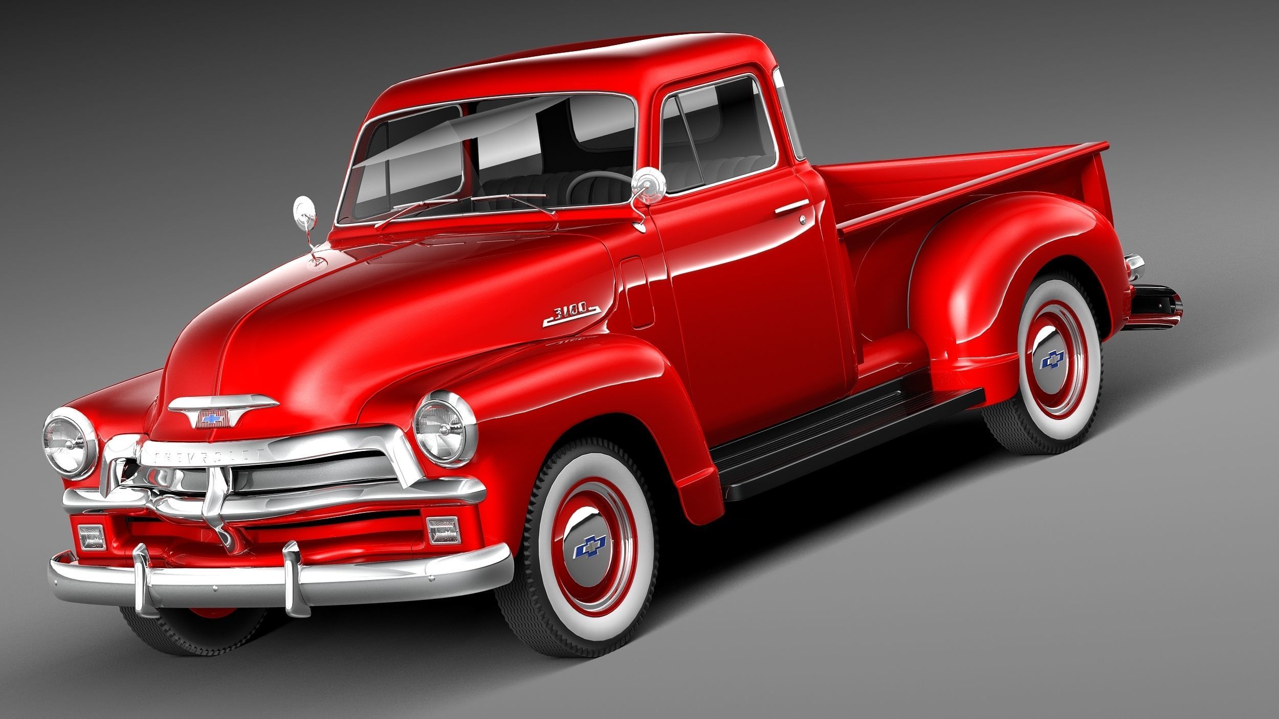 Chevrolet 3100 Pickup 1954 3D model | CGTrader