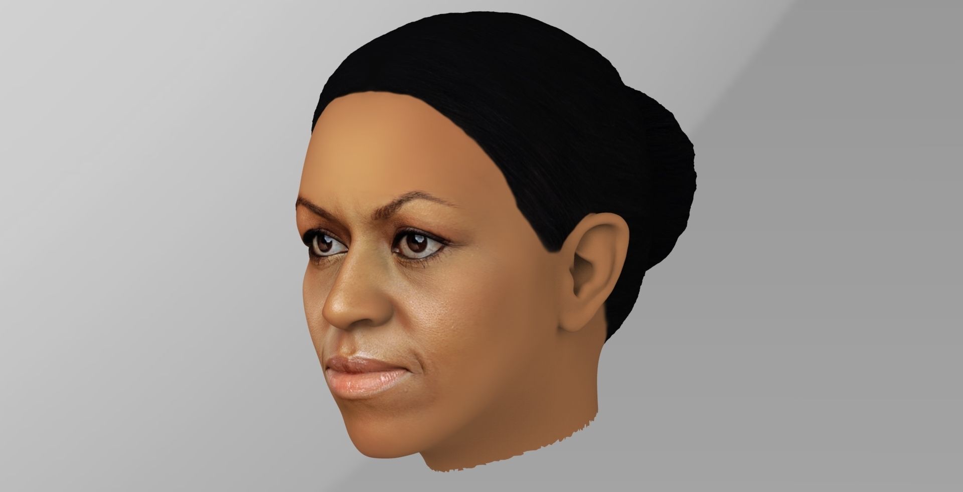 Michelle Obama 3D model | CGTrader