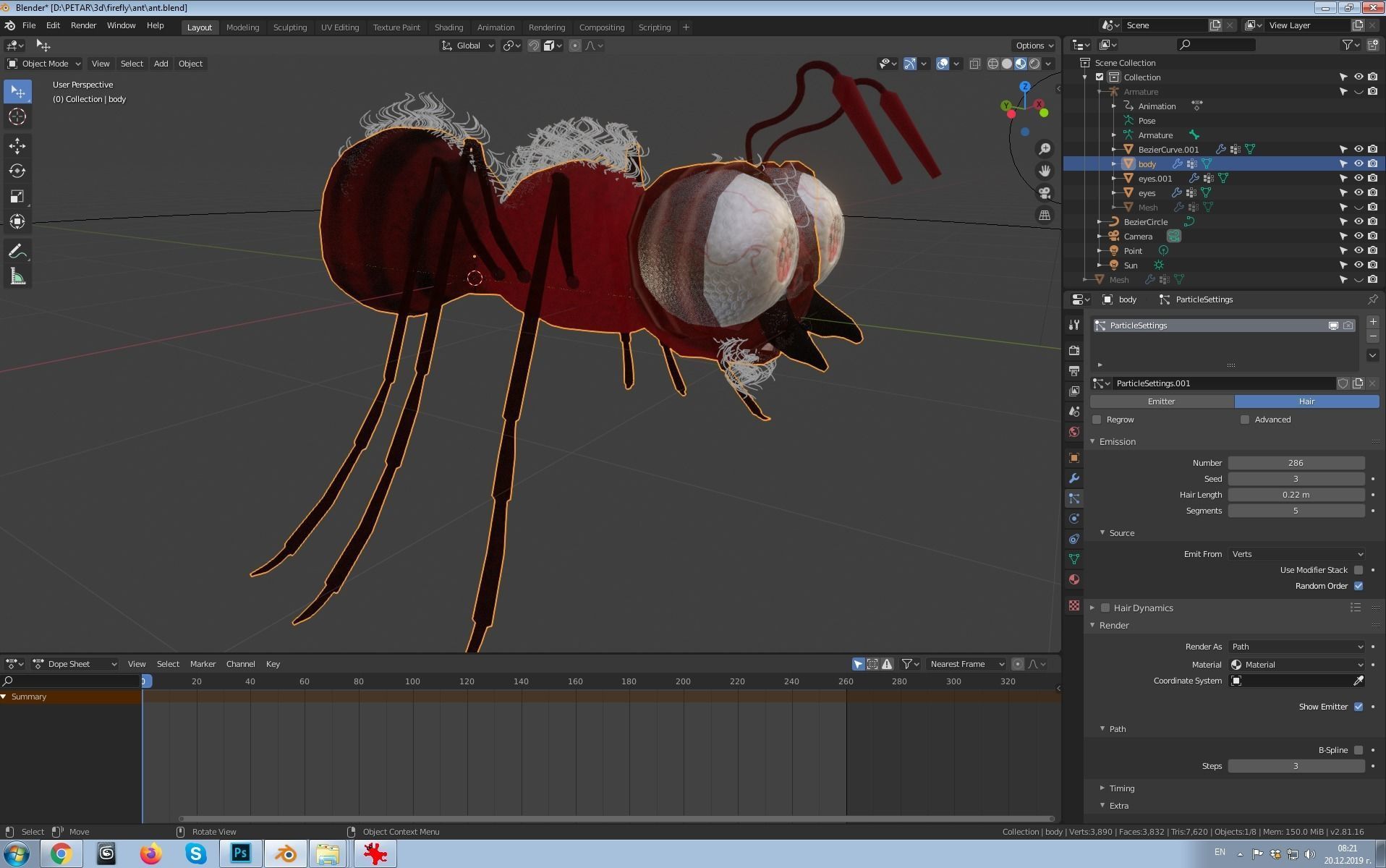 3D model ant-rigged ant VR / AR / low-poly rigged | CGTrader