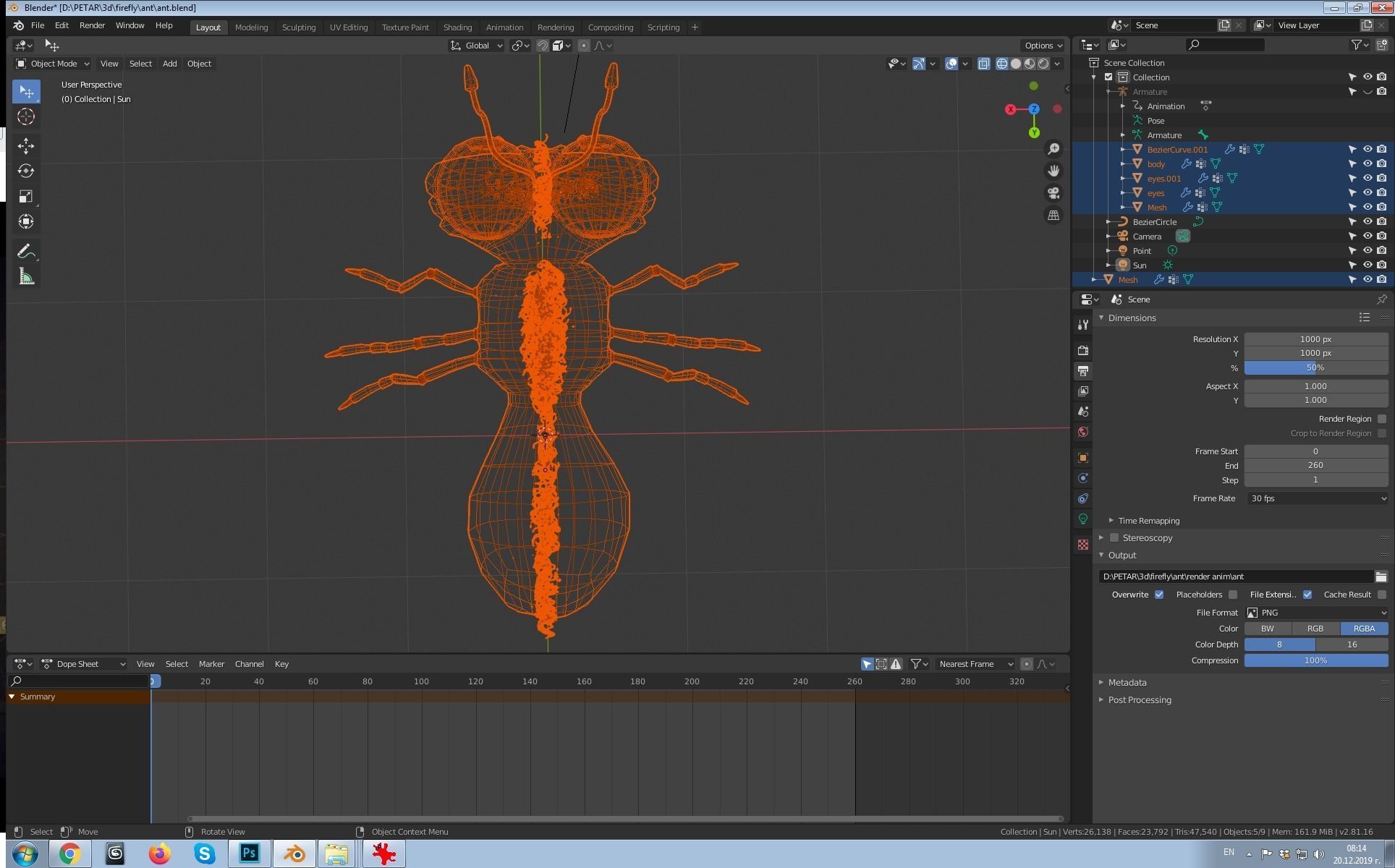 3D model ant-rigged ant VR / AR / low-poly rigged | CGTrader