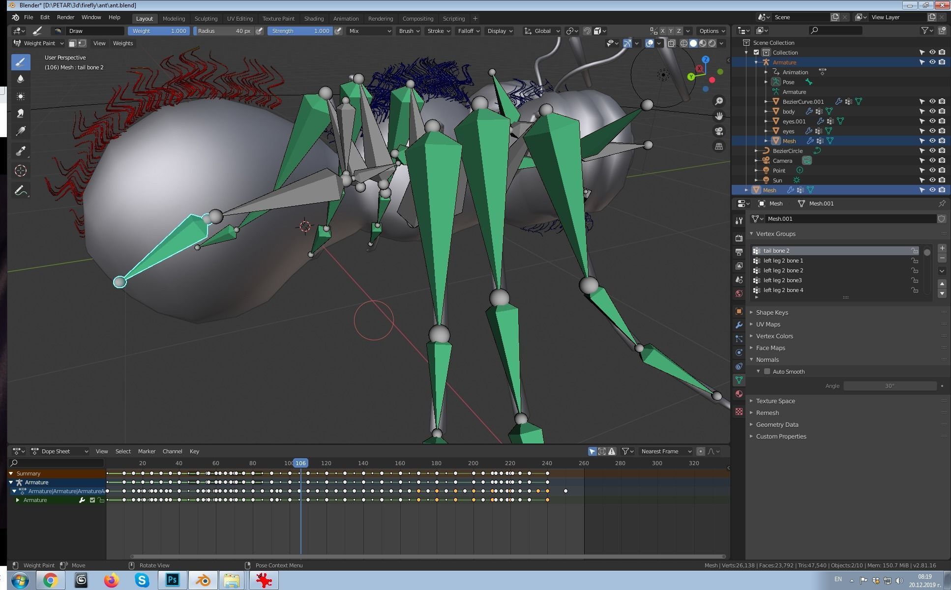 3D model ant-rigged ant VR / AR / low-poly rigged | CGTrader