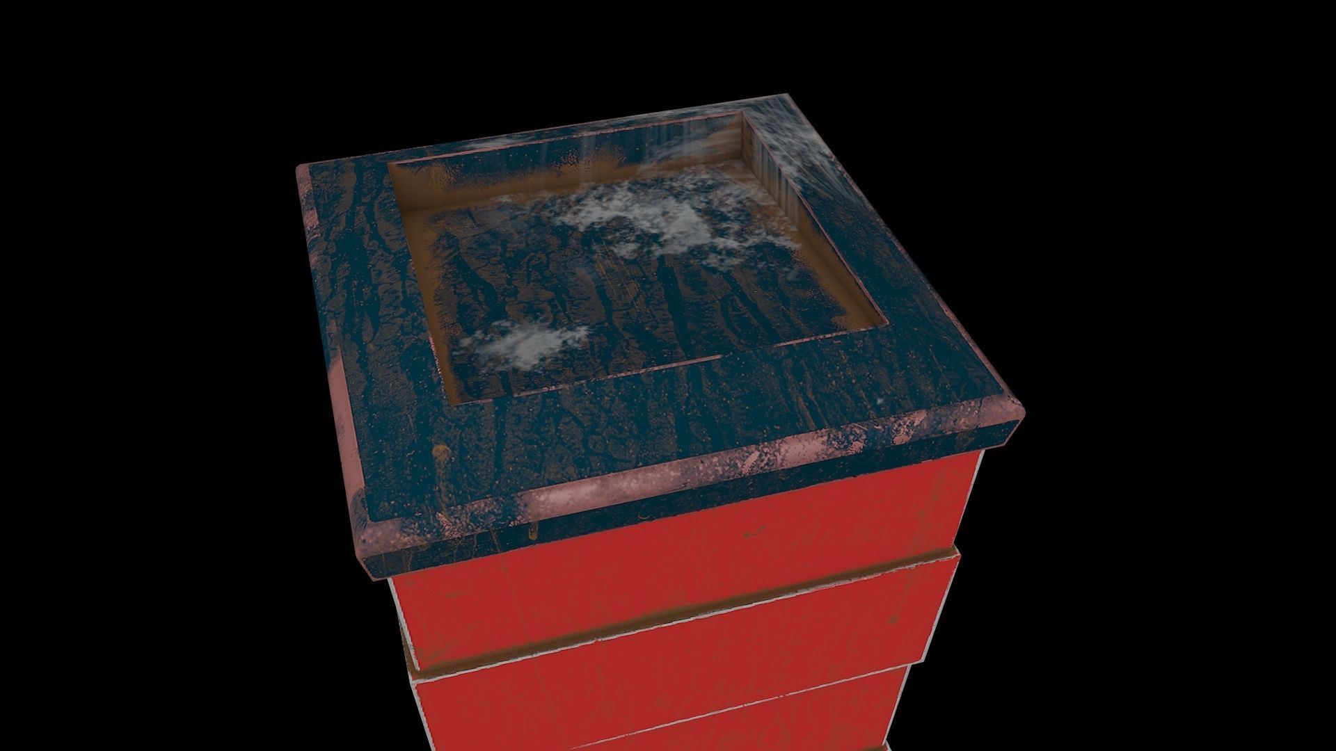 Road Side Dustbin 3d model with UV mapping and texture 3D model | CGTrader