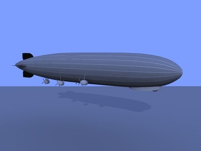 Zeppelin LZ 127 free 3D model | CGTrader