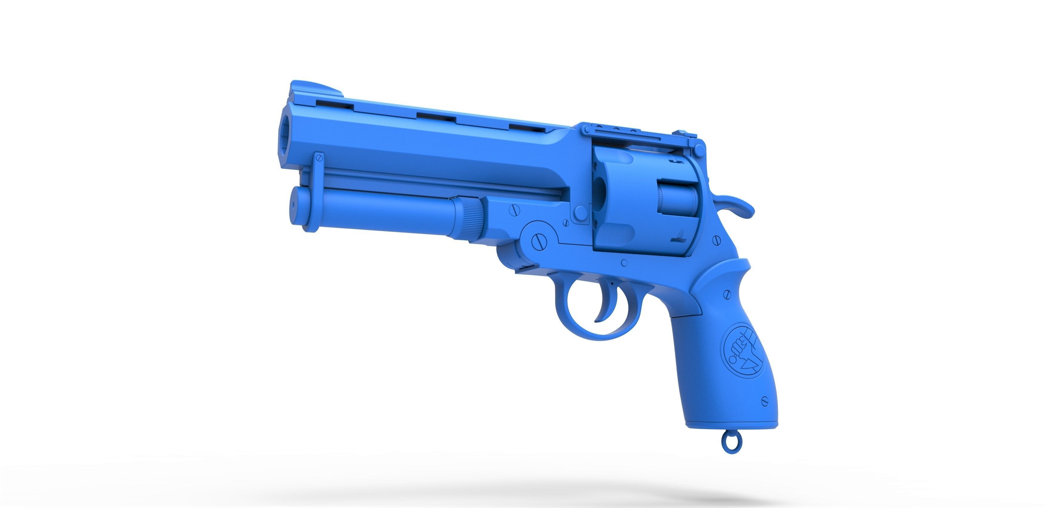 Samaritan Revolver from the movie Hellboy 2004 3D model | CGTrader