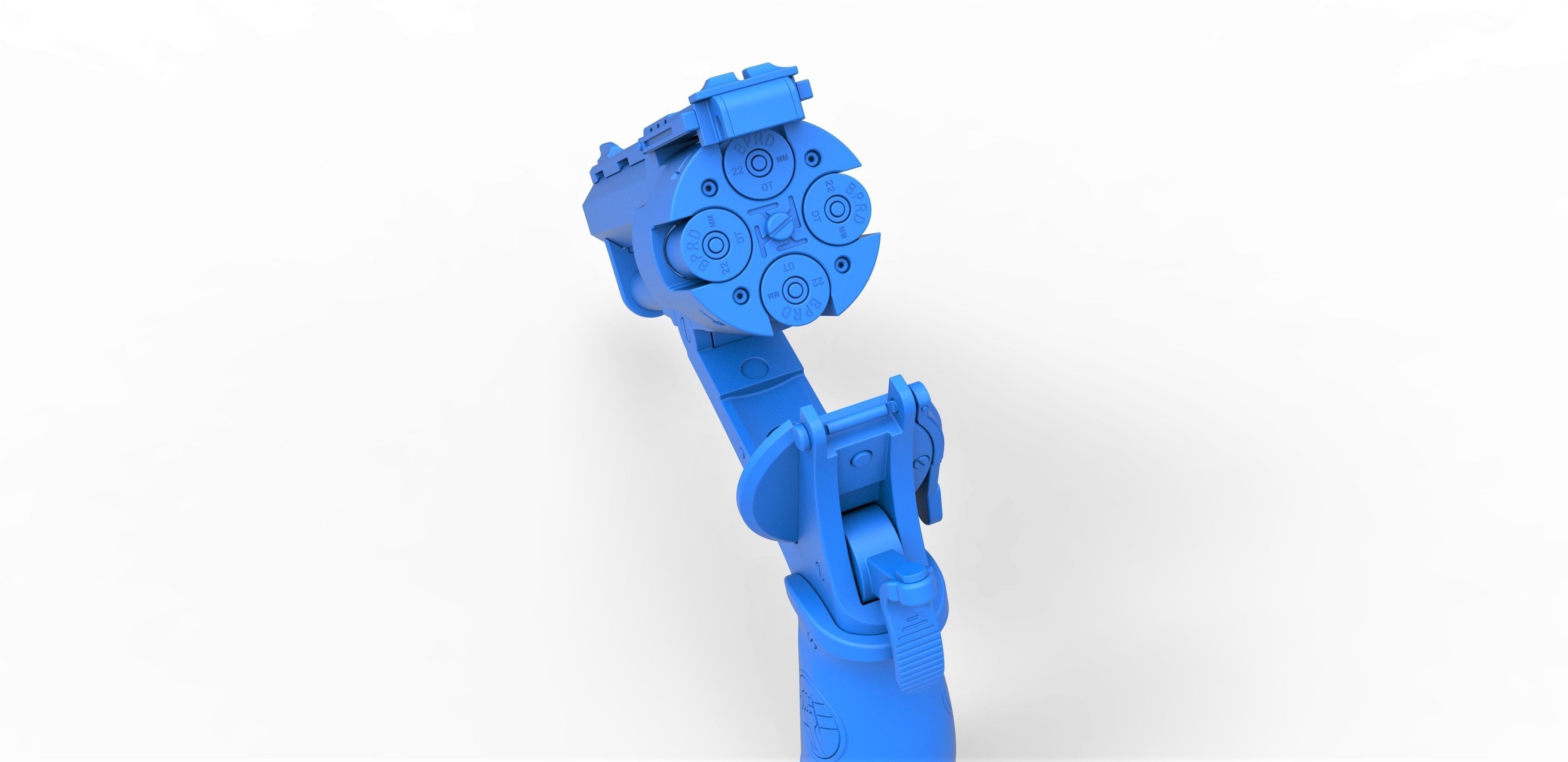 Samaritan Revolver from the movie Hellboy 2004 3D model | CGTrader