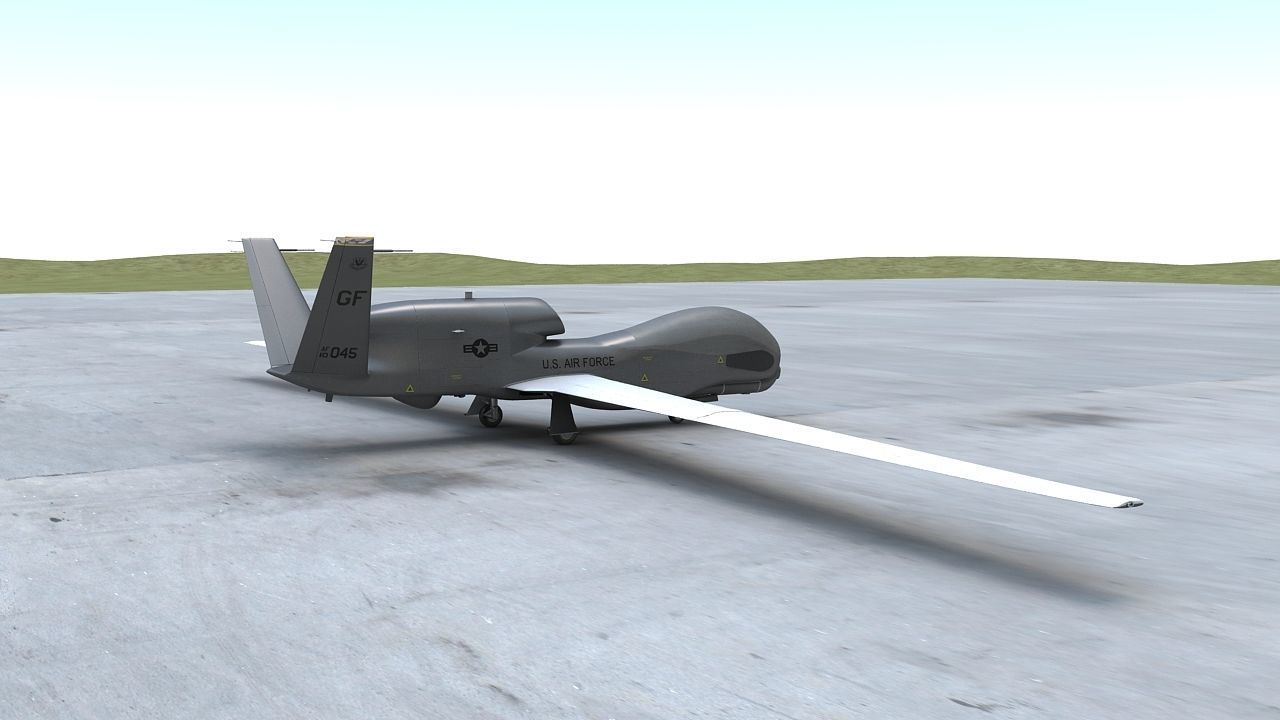 RQ-4 Global Hawk 3D model | CGTrader