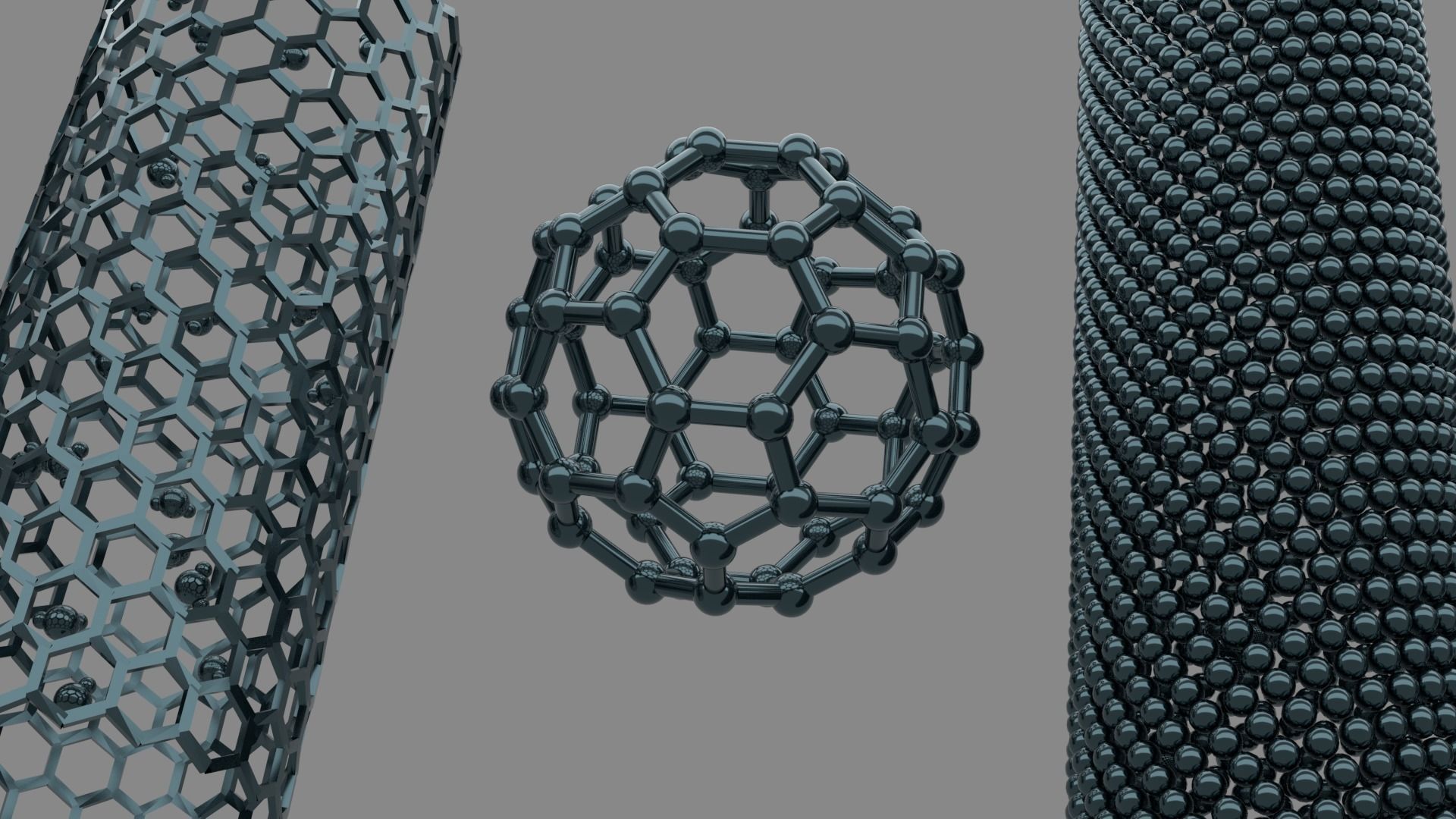 Nanotubes series of metal meshes 3D model | CGTrader