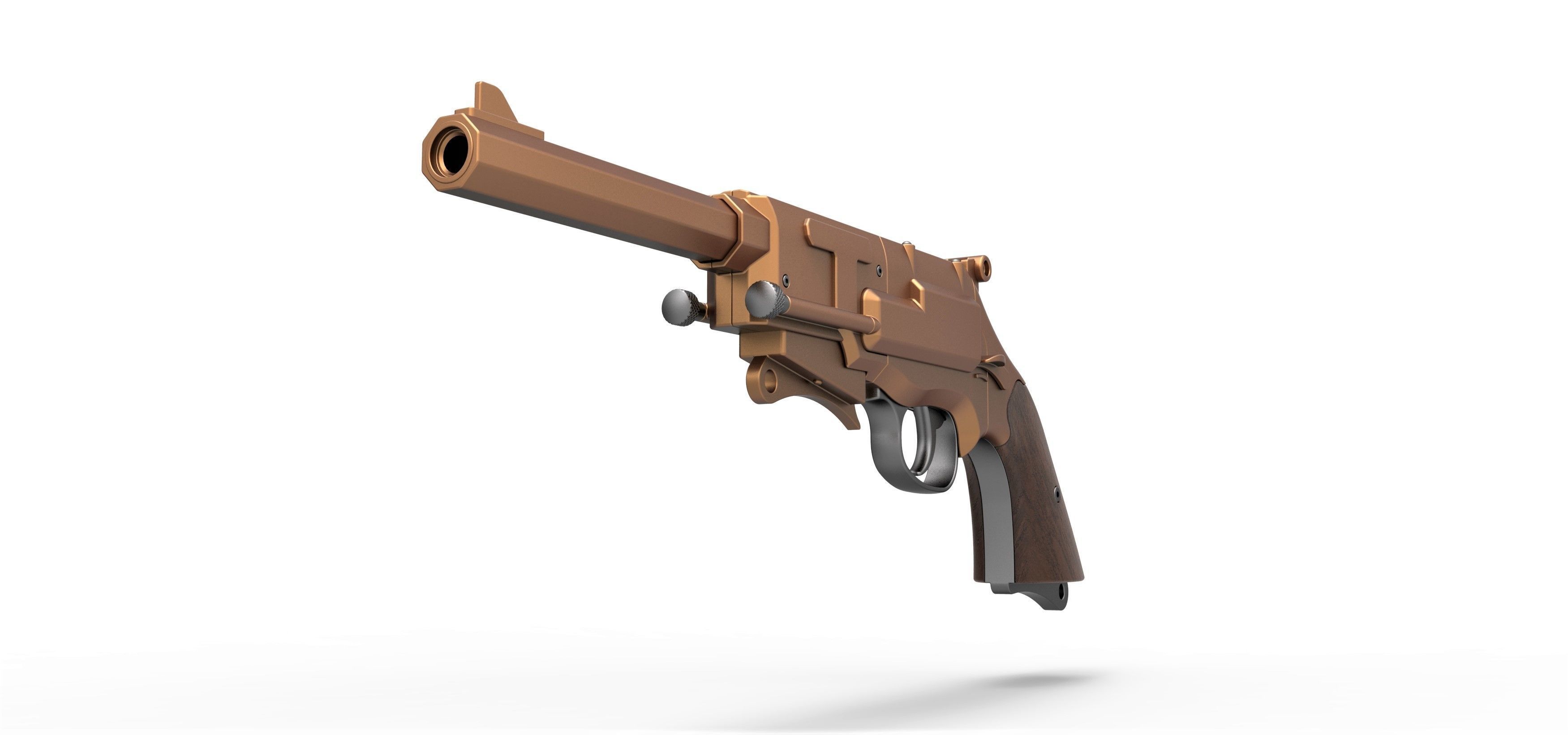 Malcolm Reynolds pistol from Firefly 3D model | CGTrader