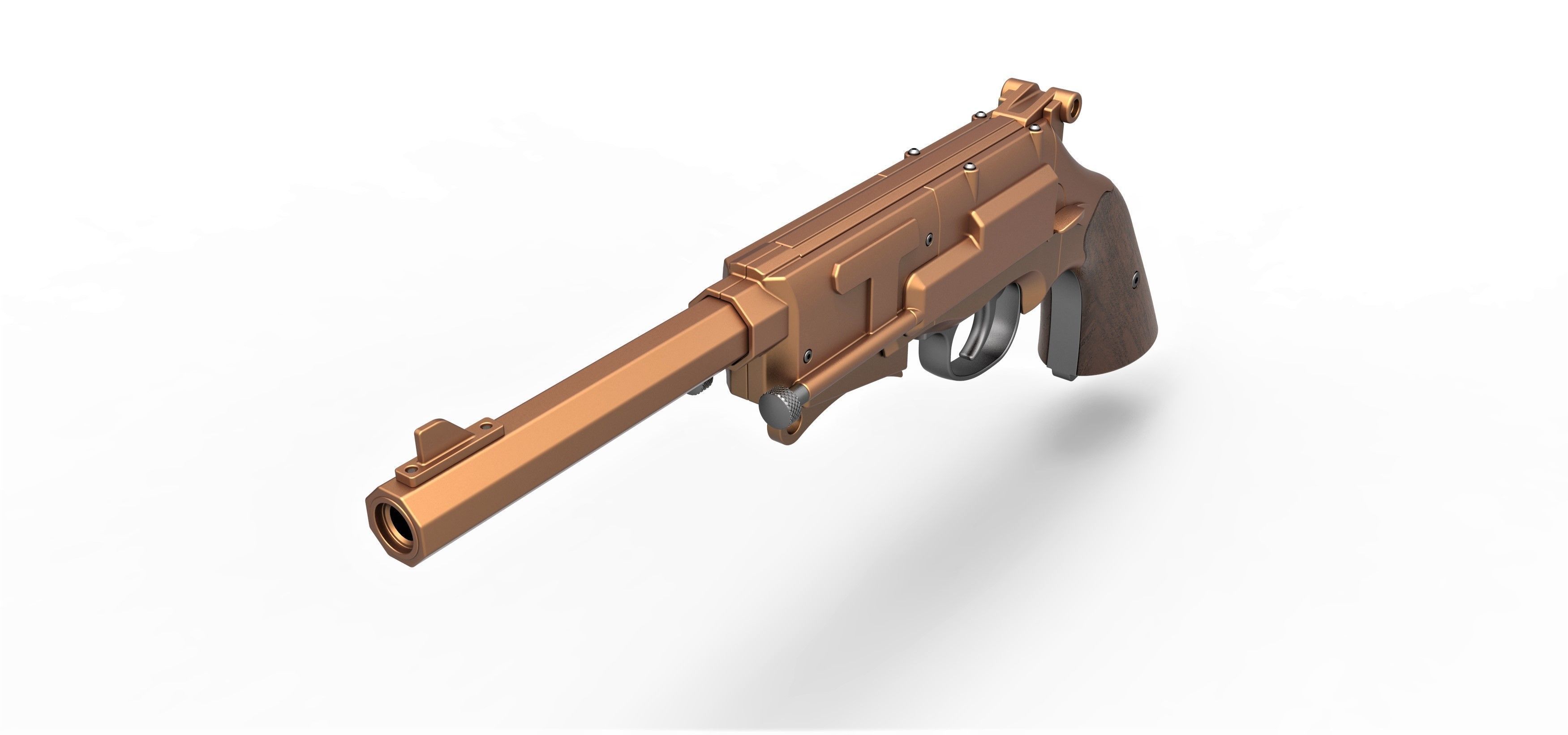 Malcolm Reynolds pistol from Firefly 3D model | CGTrader