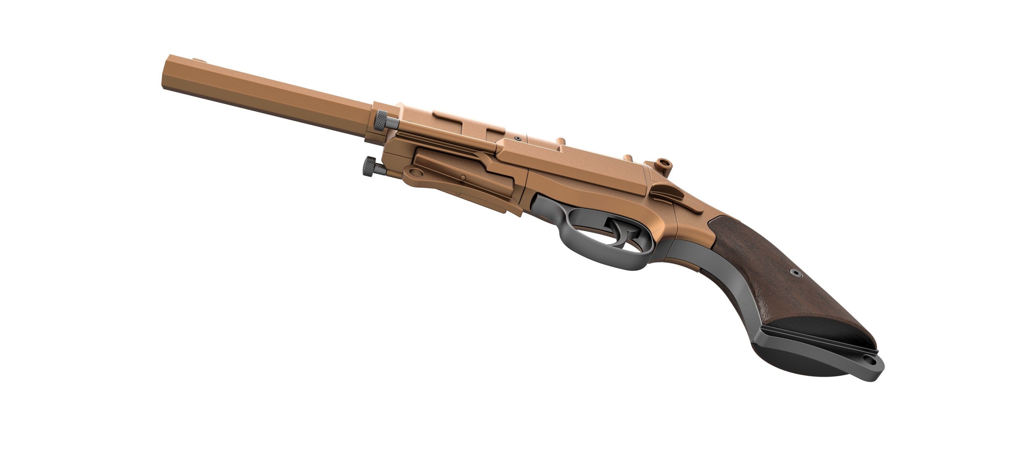 Malcolm Reynolds pistol from Firefly 3D model | CGTrader