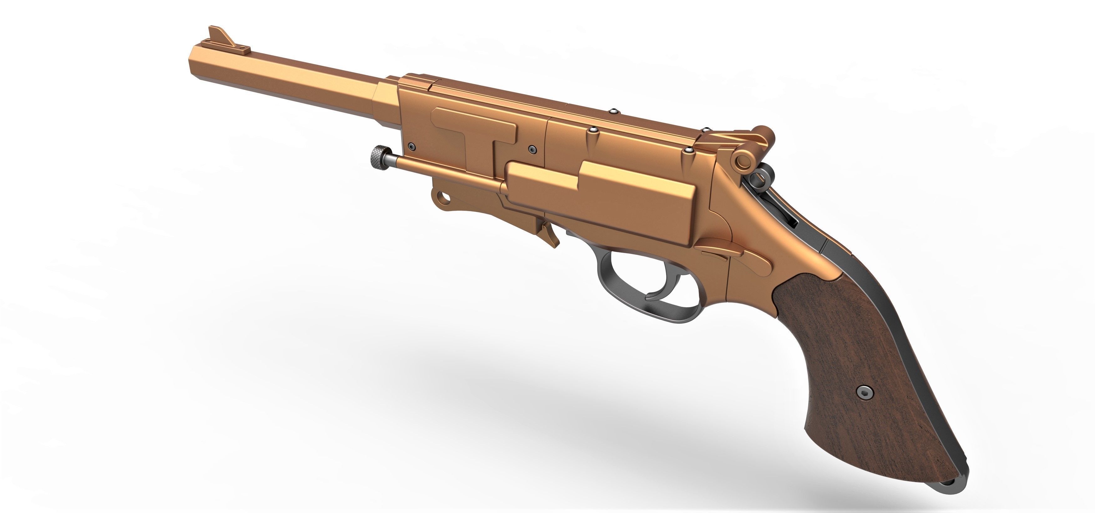 Malcolm Reynolds pistol from Firefly 3D model | CGTrader