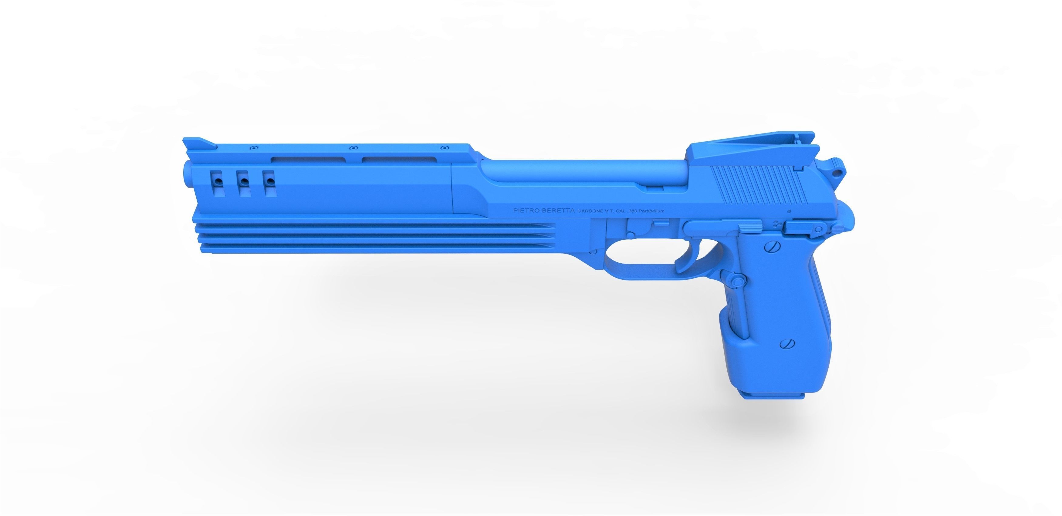 Guess plastic gun 3D model | CGTrader