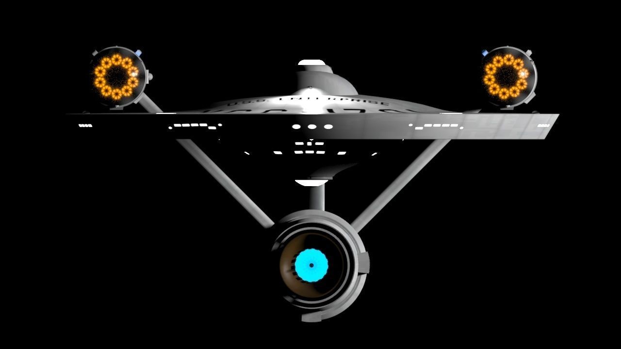 Star Trek The Original Series USS Enterprise free 3D model | CGTrader