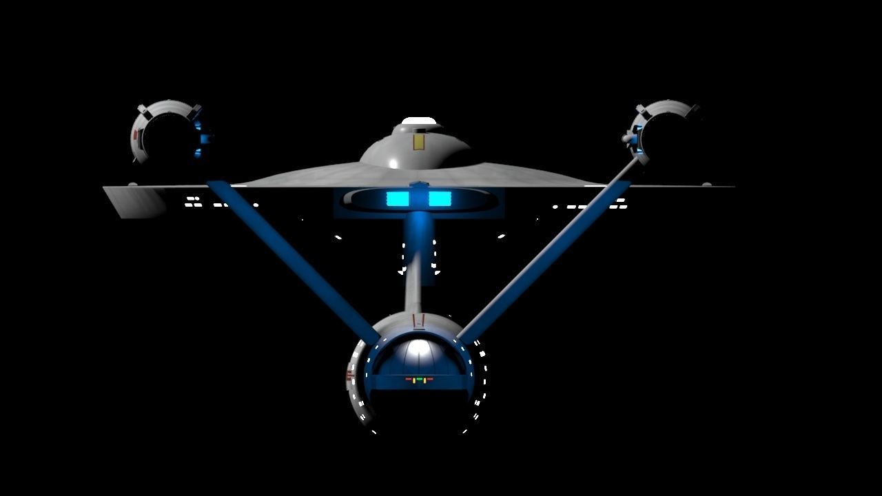 Star Trek The Original Series USS Enterprise free 3D model | CGTrader