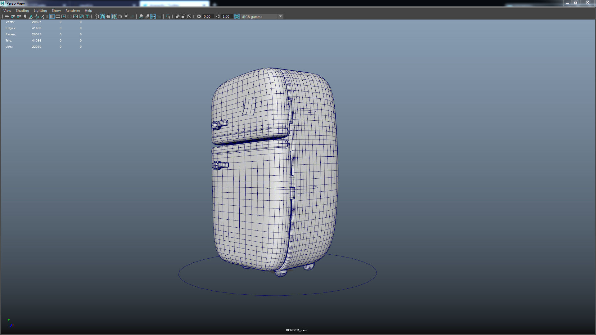 Stylized Refrigerator 3D model | CGTrader