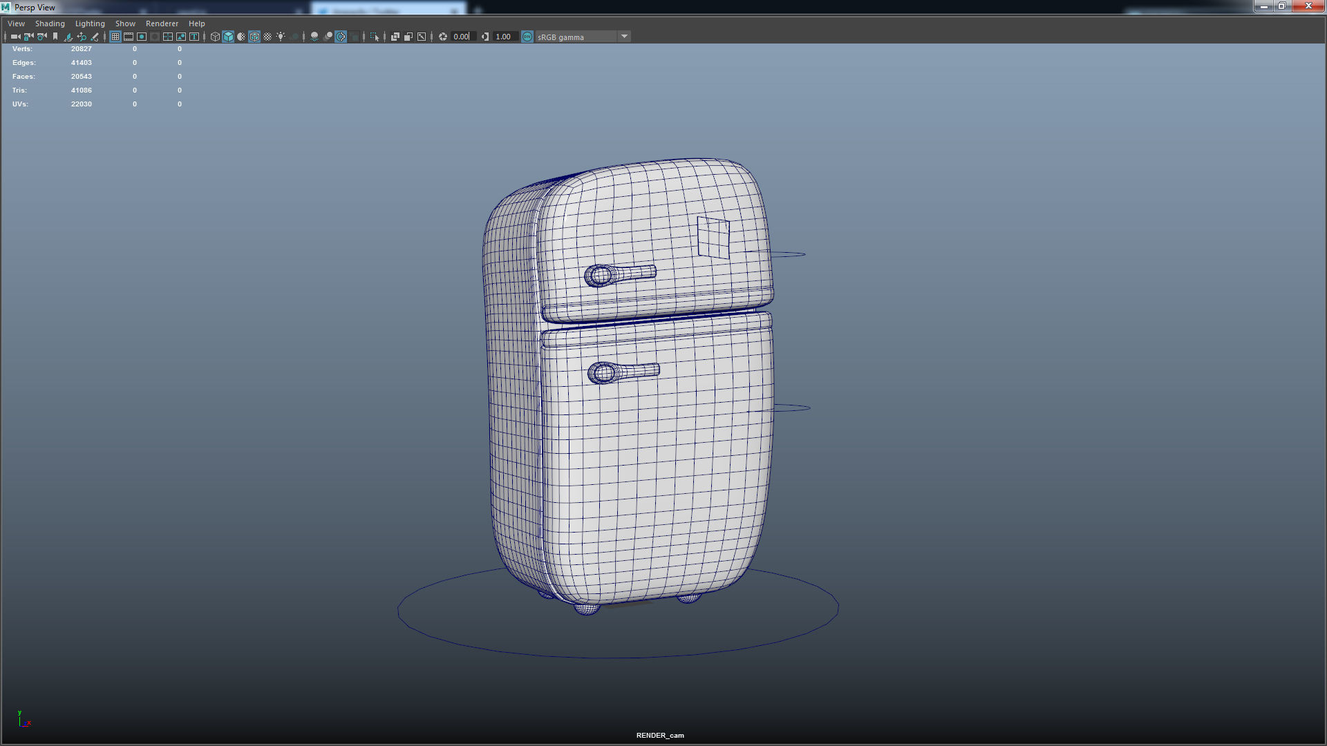 Stylized Refrigerator 3D model | CGTrader