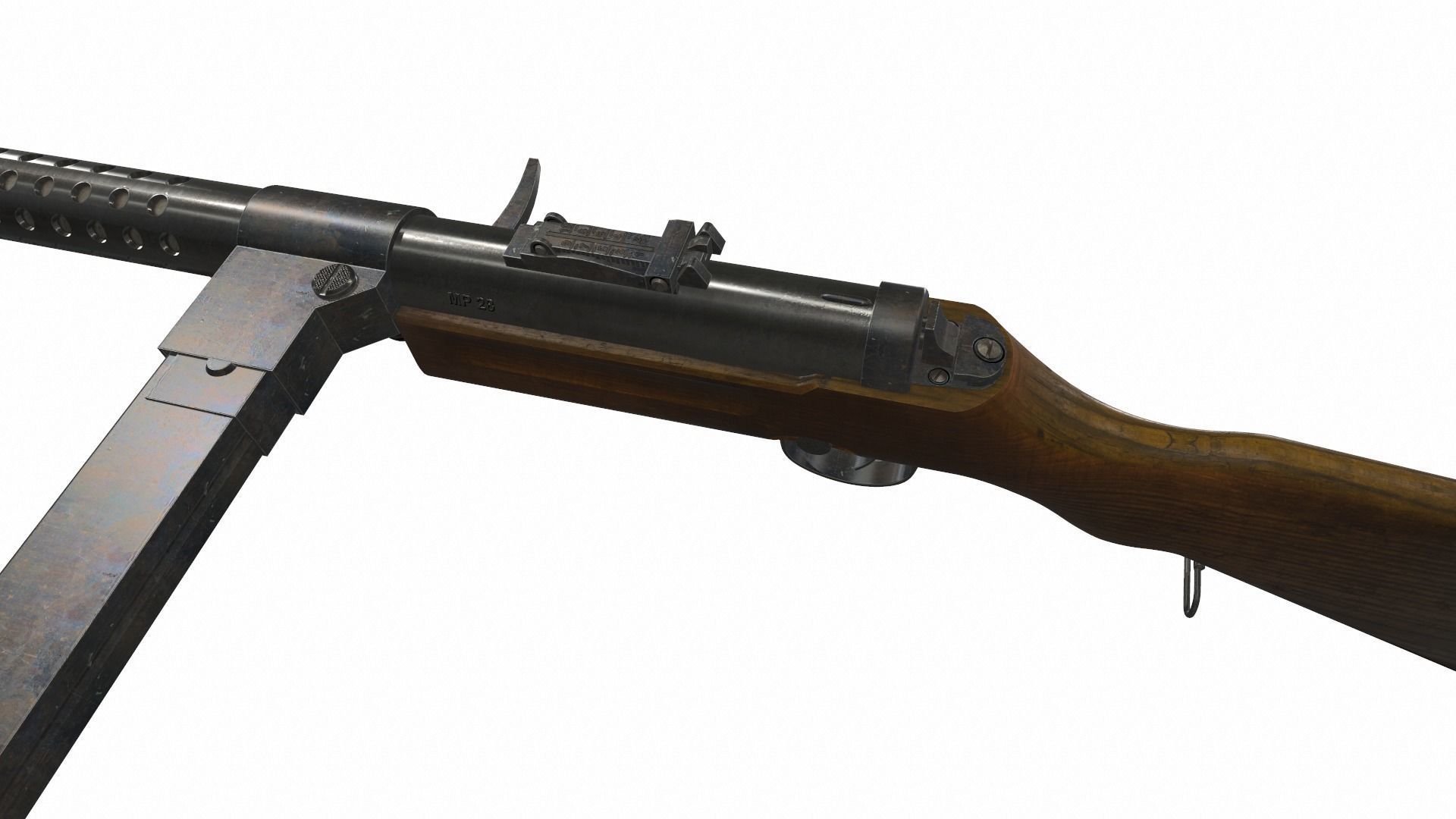 Assault rifle mp 28 3D model | CGTrader