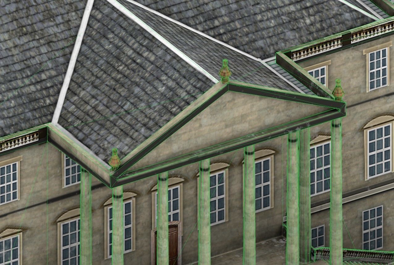 3D model Wentworth Woodhouse VR / AR / low-poly | CGTrader